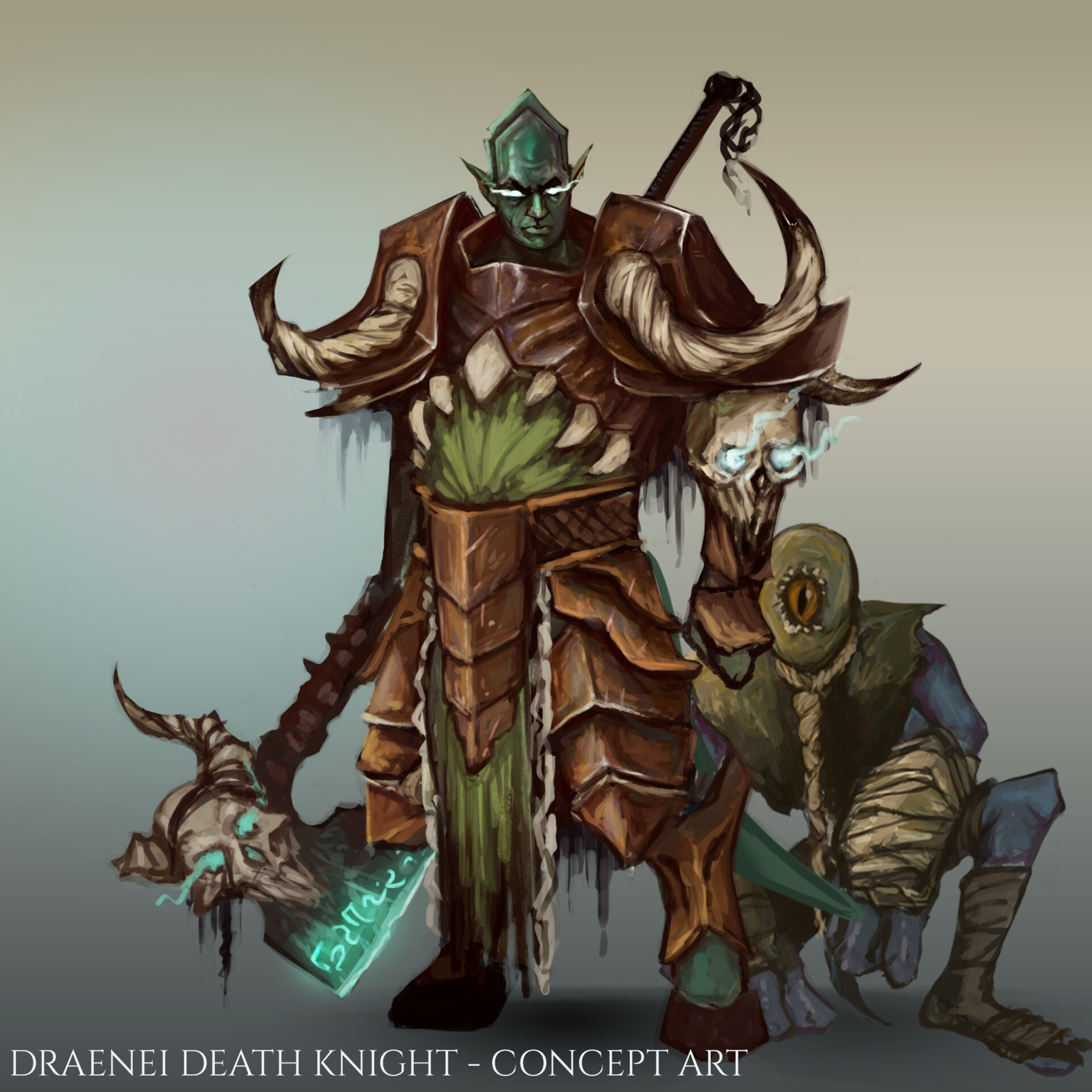 ArtStation - Draenei Death Knight - Concept Art