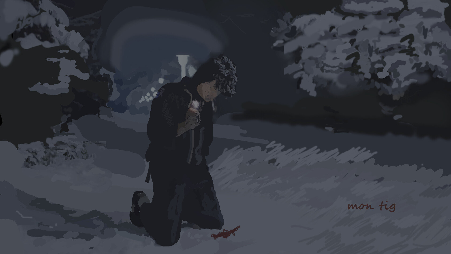 ArtStation - Viktor Tsoi "Needle" 1988