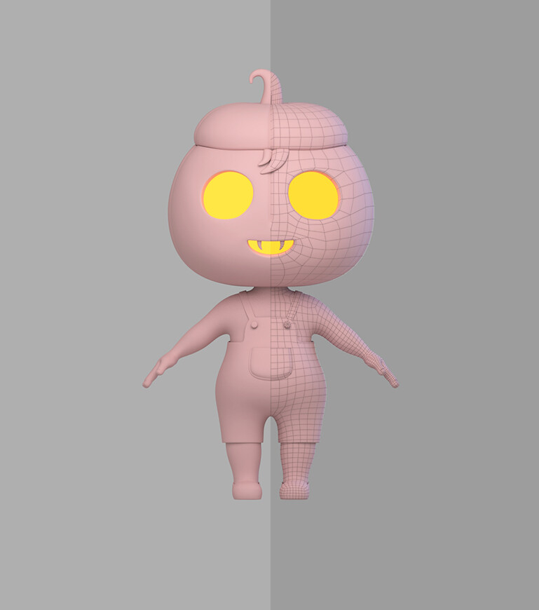ArtStation - Pumpy: The Pumpkin Head