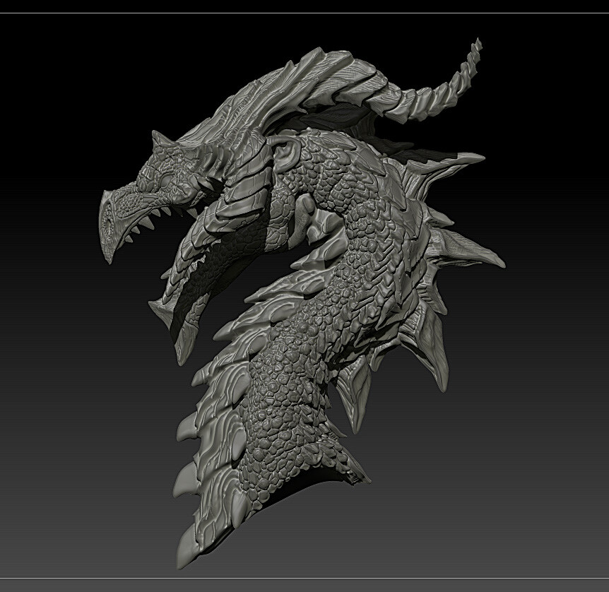 western dragon head