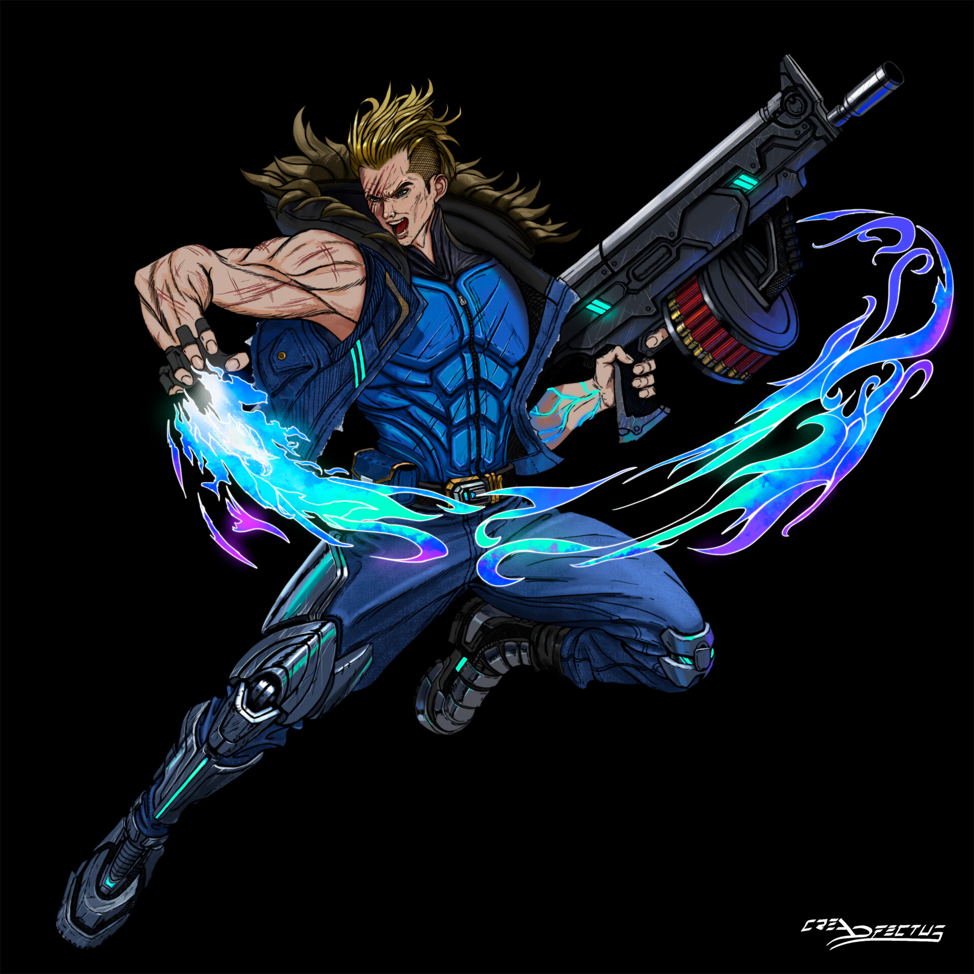 ArtStation - Gnome - Shadowrun combat mage medic