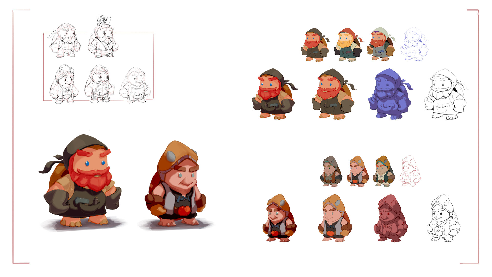 ArtStation - Some simple characters for practice!!!