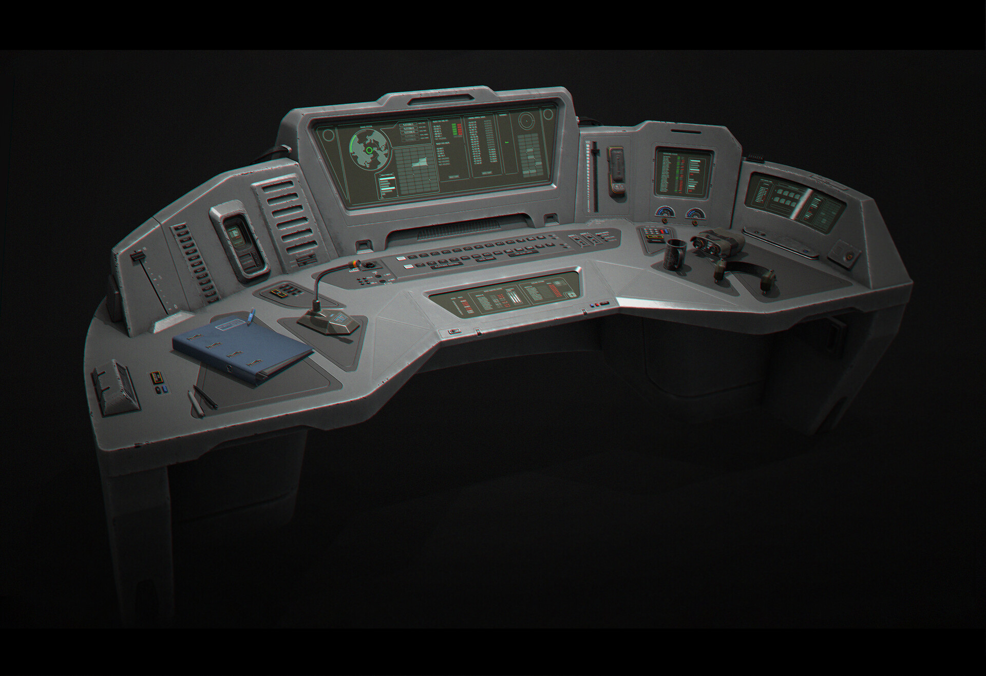 ArtStation - Control desk