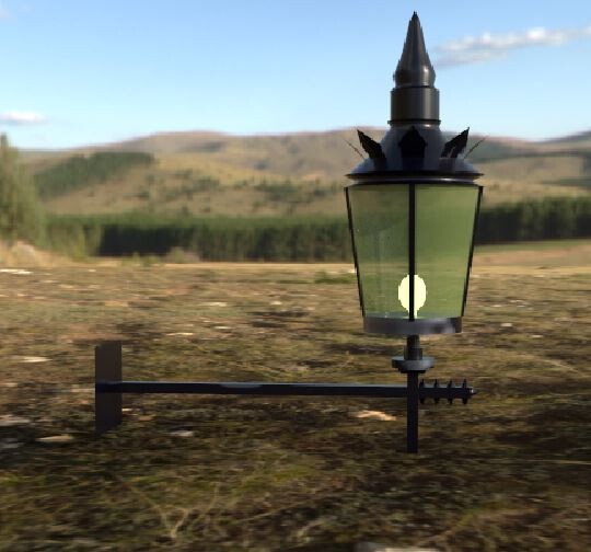 ArtStation - LowPoly Steampunk Lamps