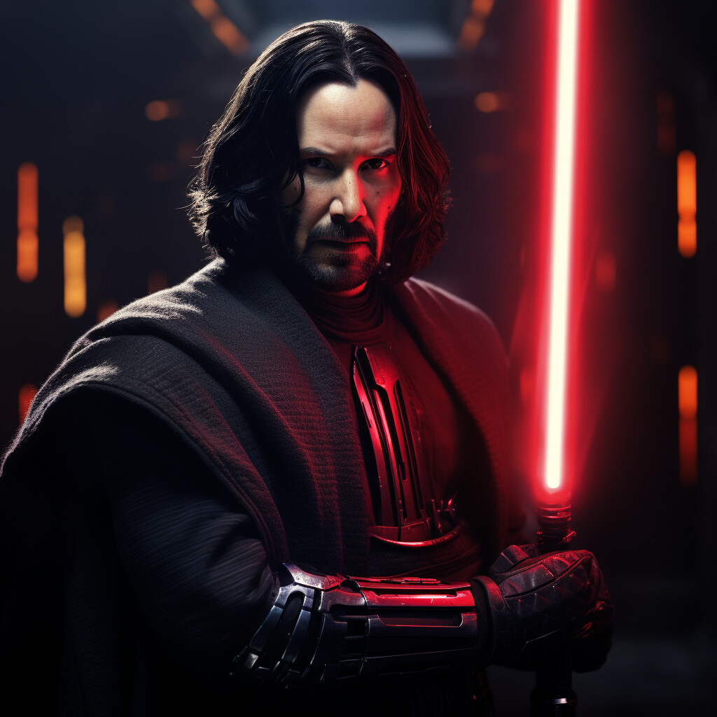 ArtStation - Keanu Reeves : Sith Lord