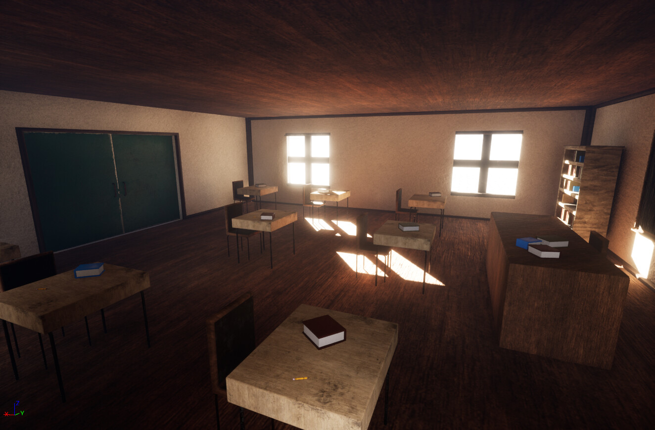 ArtStation - Classroom Scene