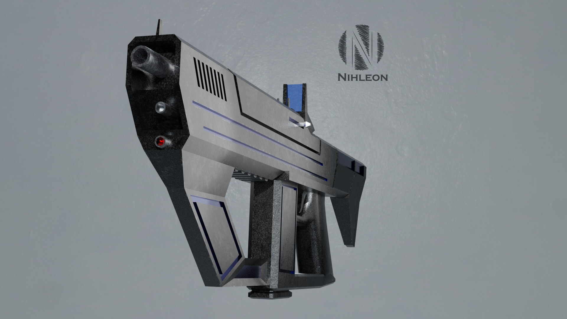 ArtStation - Futuristic assault rifle