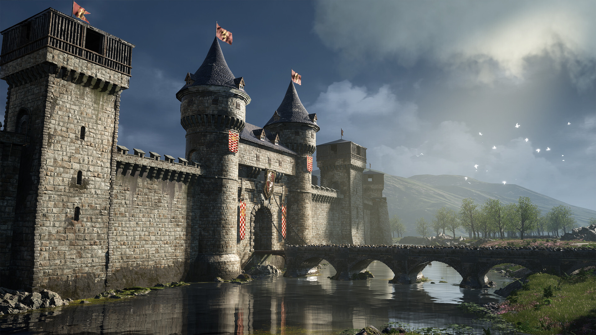 ArtStation - Castle on the river