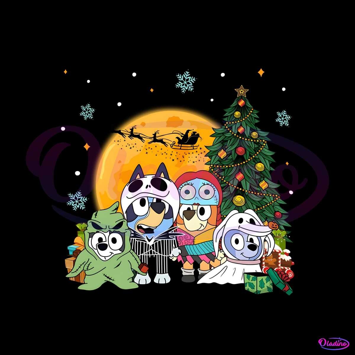 ArtStation - Bluey Nightmare Before Christmas Squad PNG Download
