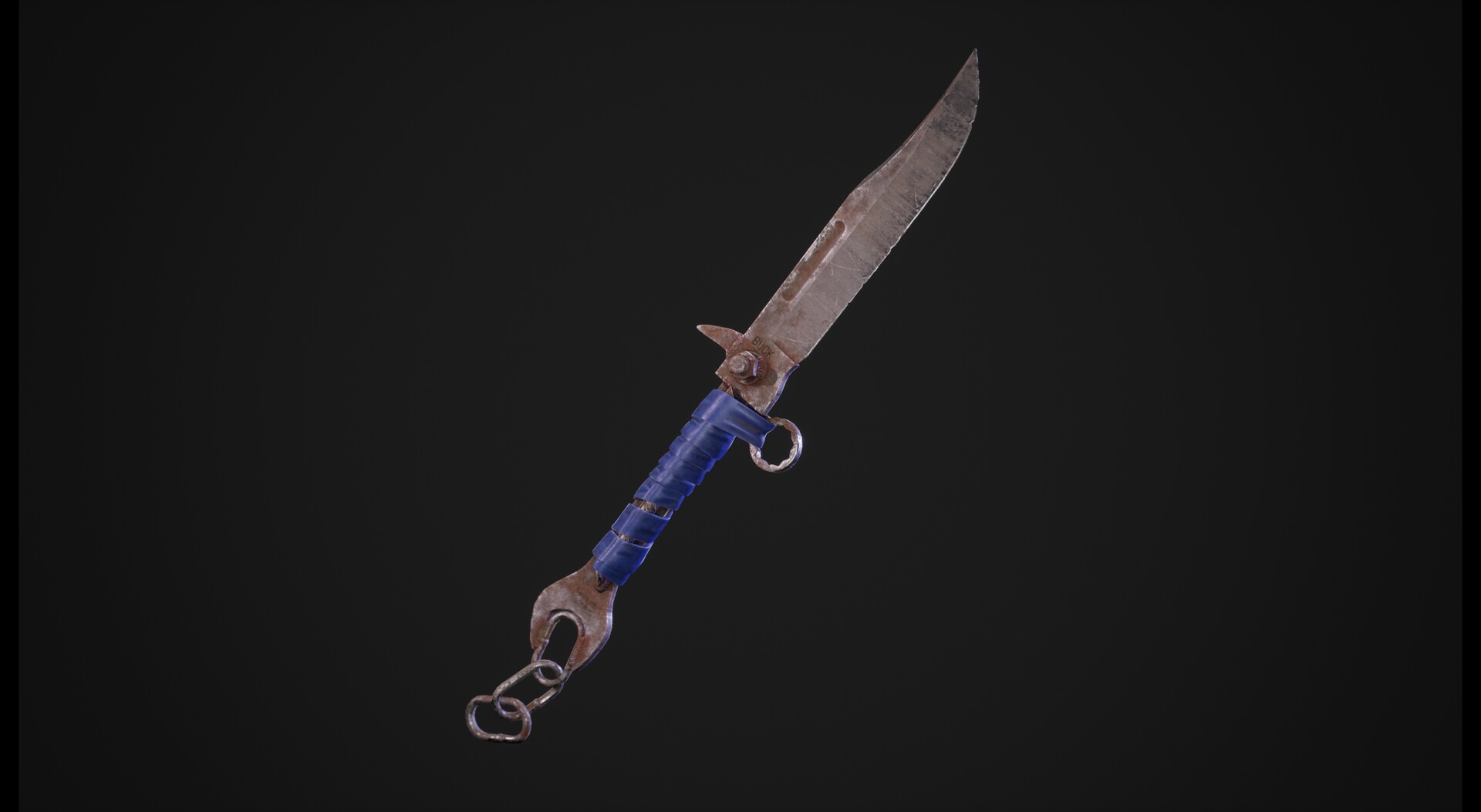 Toan Pham - Post Apocalyptic Knife - 3D Game Ready Asset