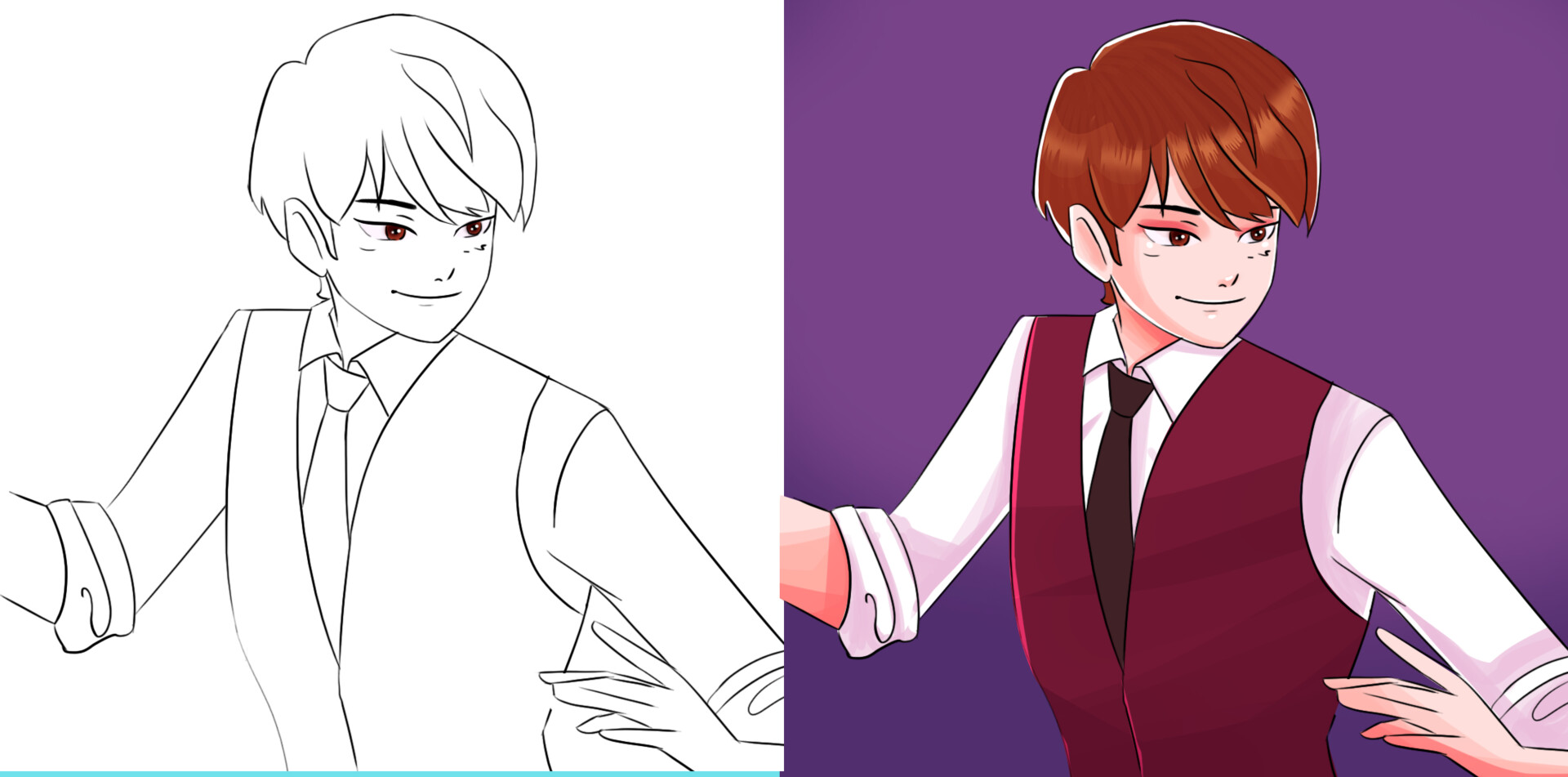 ArtStation - webtoons style characters