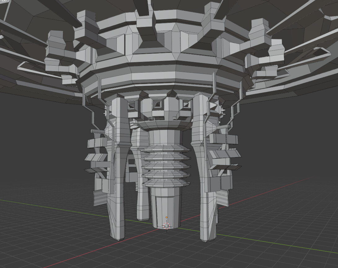 ArtStation - "Top of the World" Space Elevator Commission 3d Model