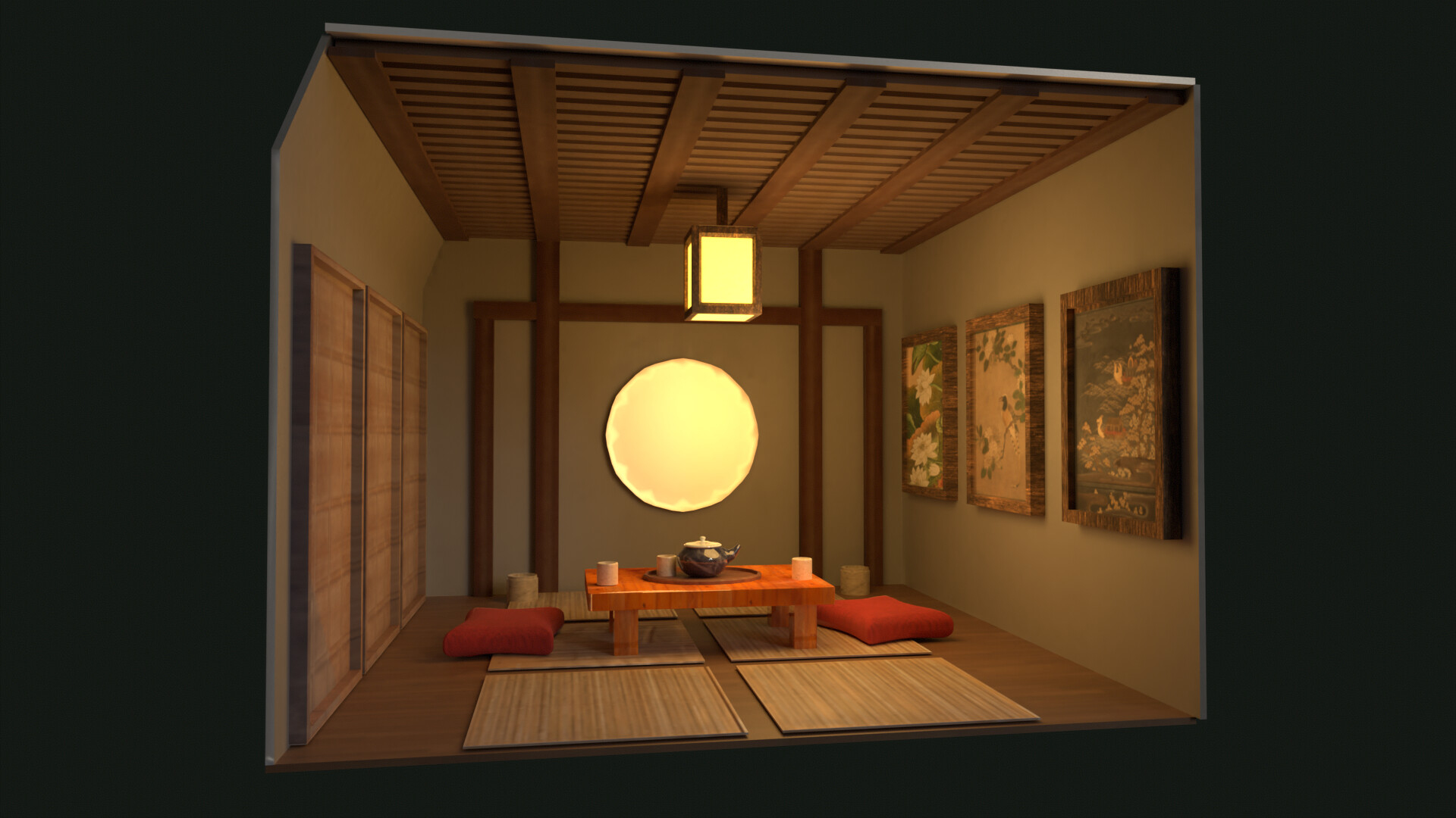 ArtStation - Cozy Tea Room