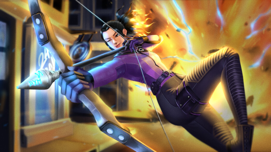 ArtStation - Kate Bishop (Hawkeye Fan Art) (Minor Fixed)