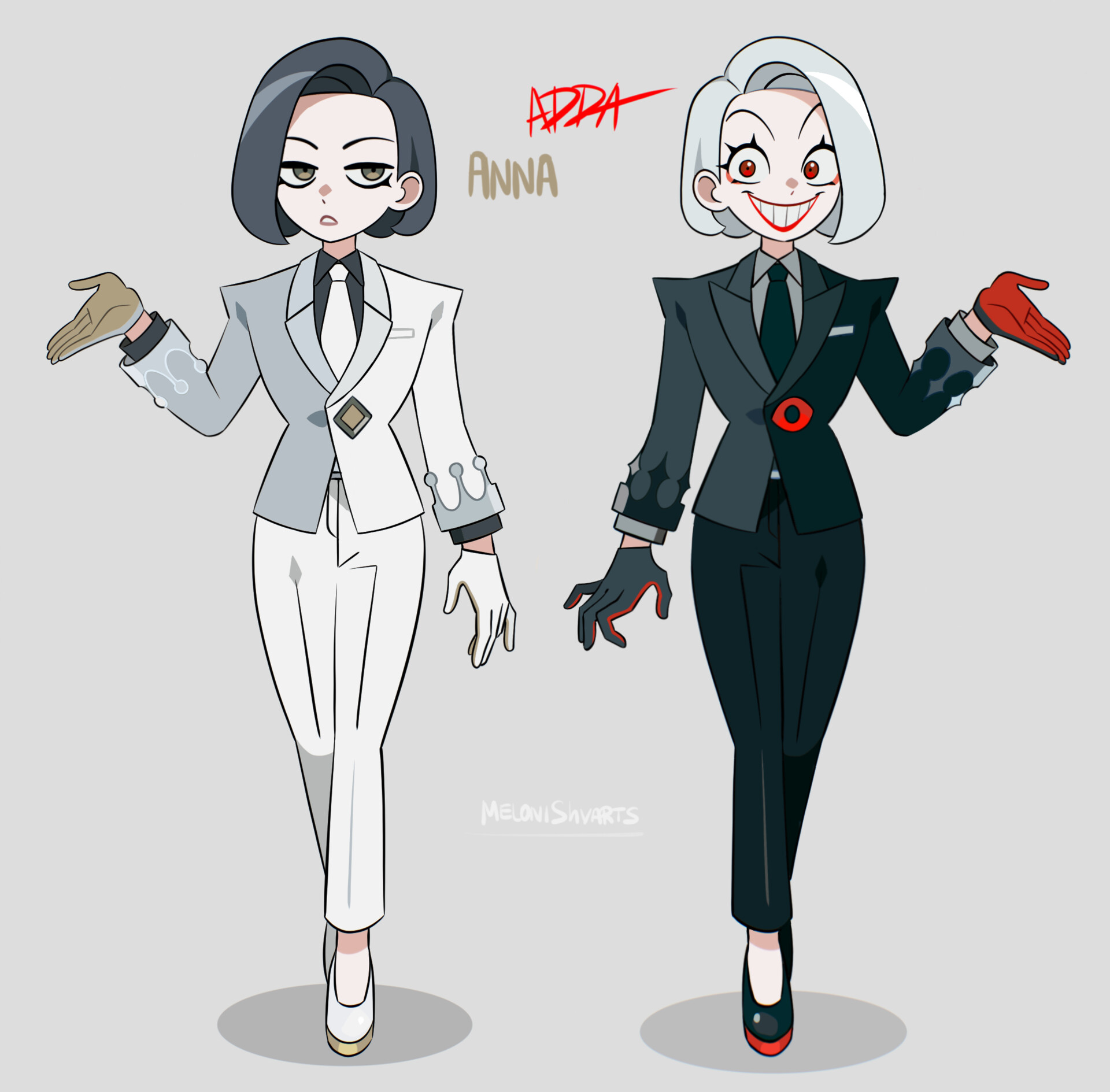 ArtStation - Anna & Adda character redesign