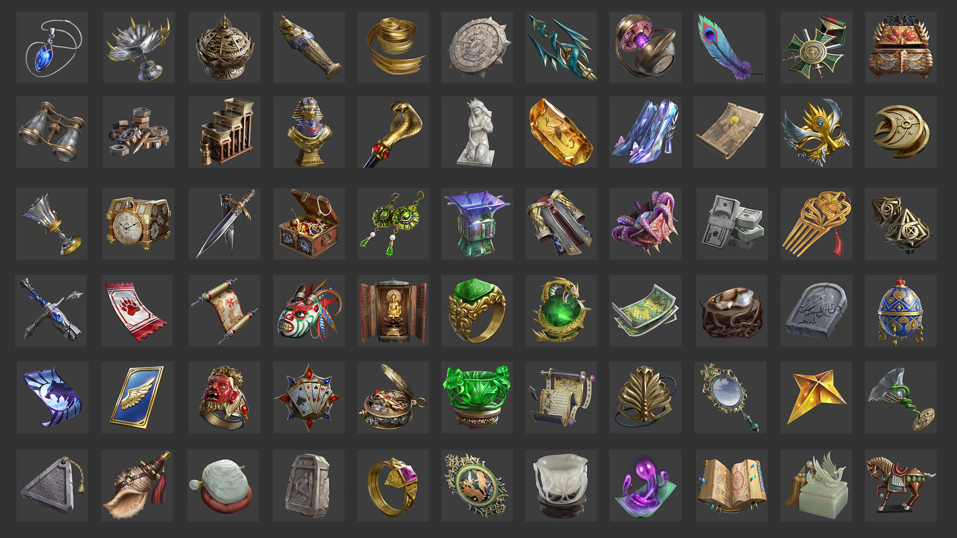 ArtStation - 2020 game ui artwork