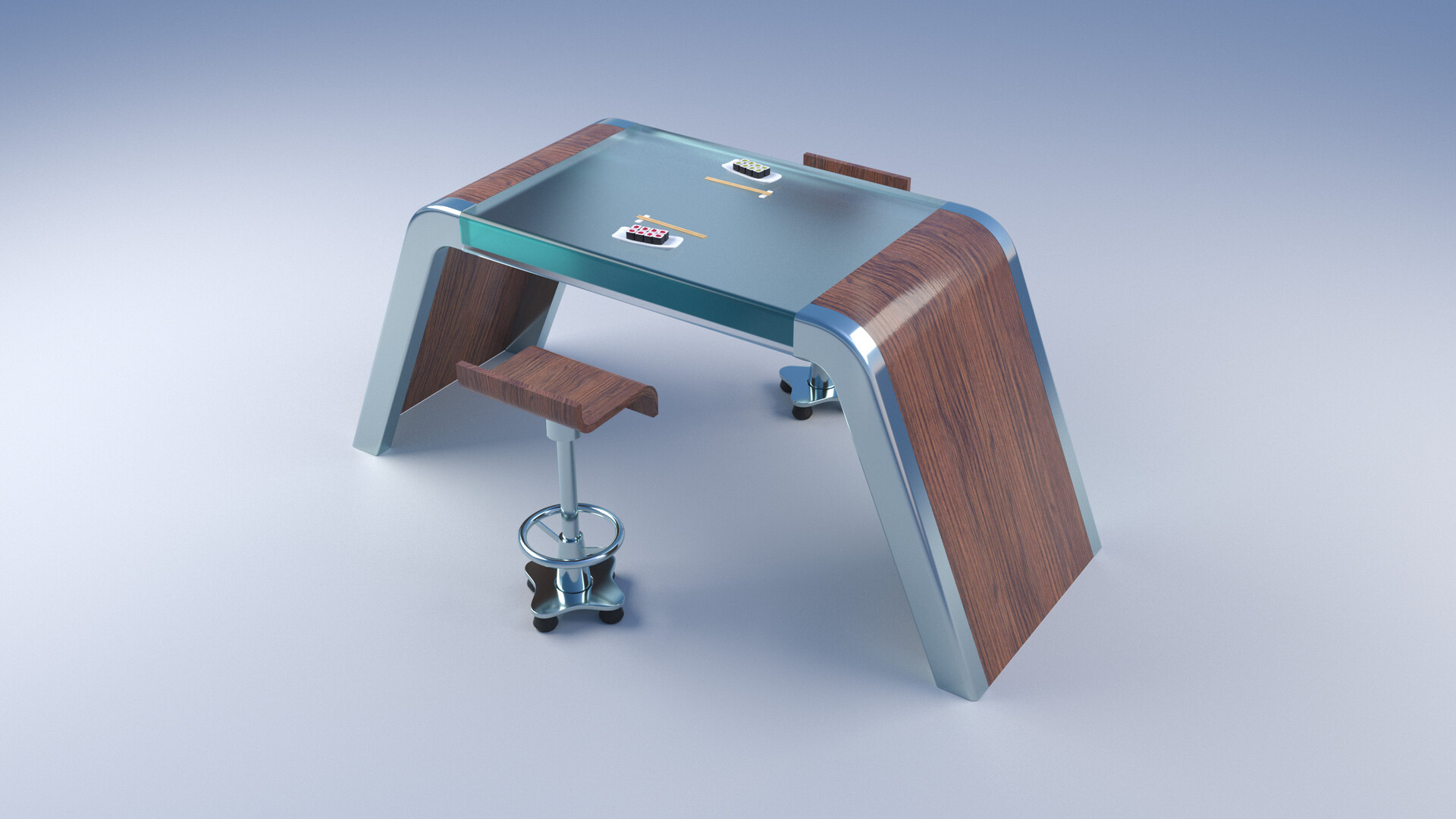 ArtStation - Restaurant Table & Seating