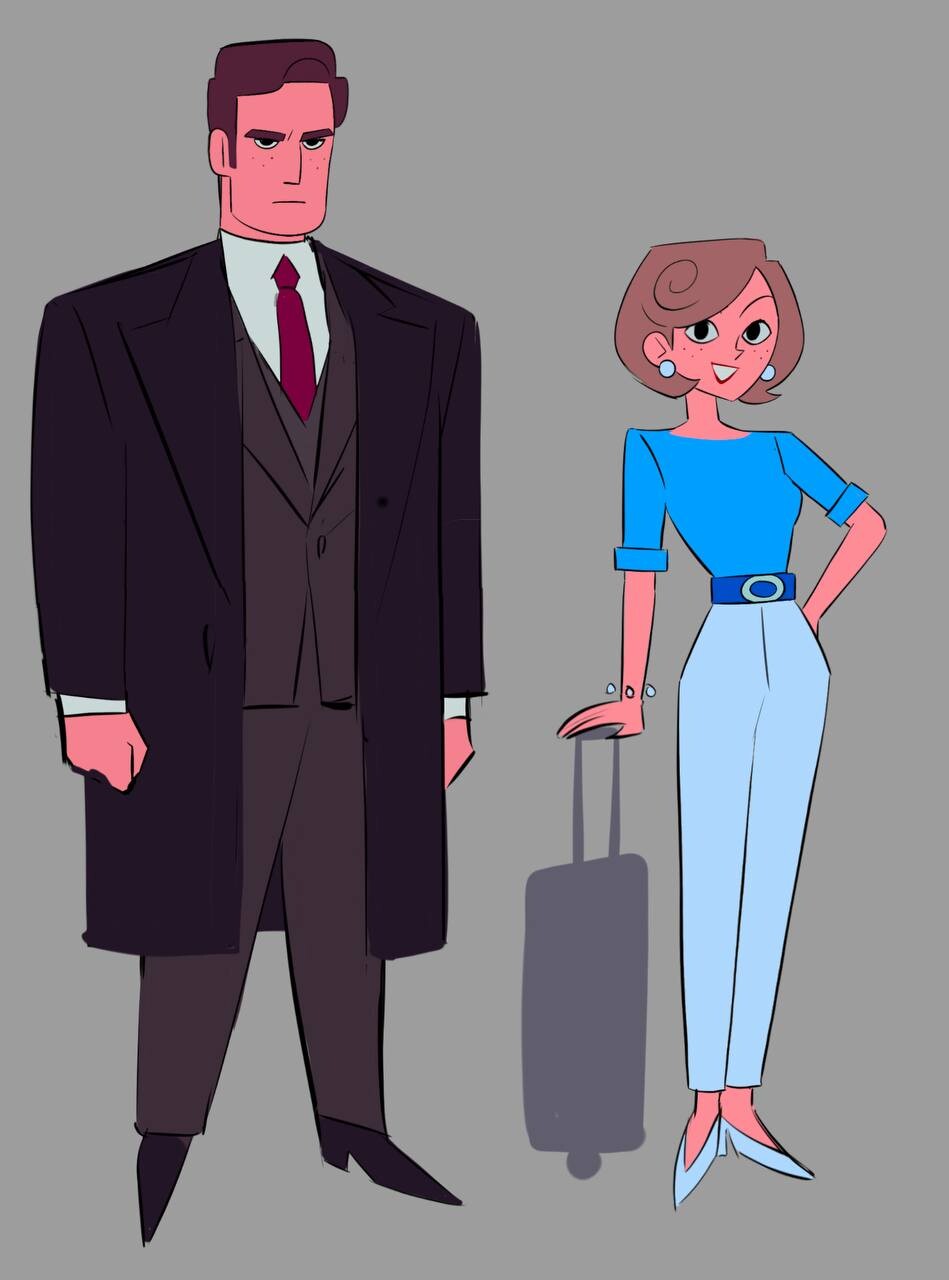 ArtStation - Oliver and Scarlet Character Design