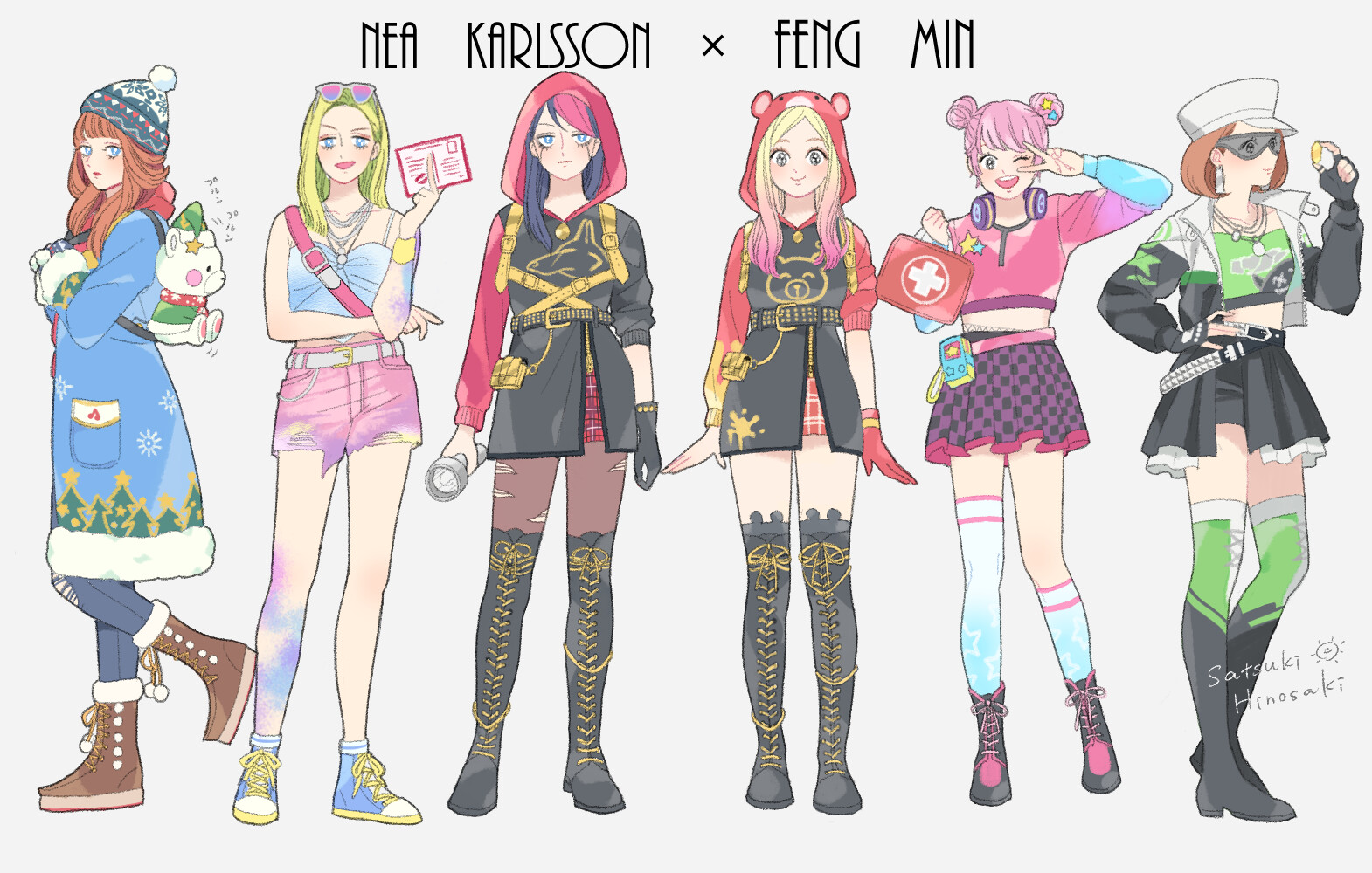 ArtStation - DBD Nea and Feng min