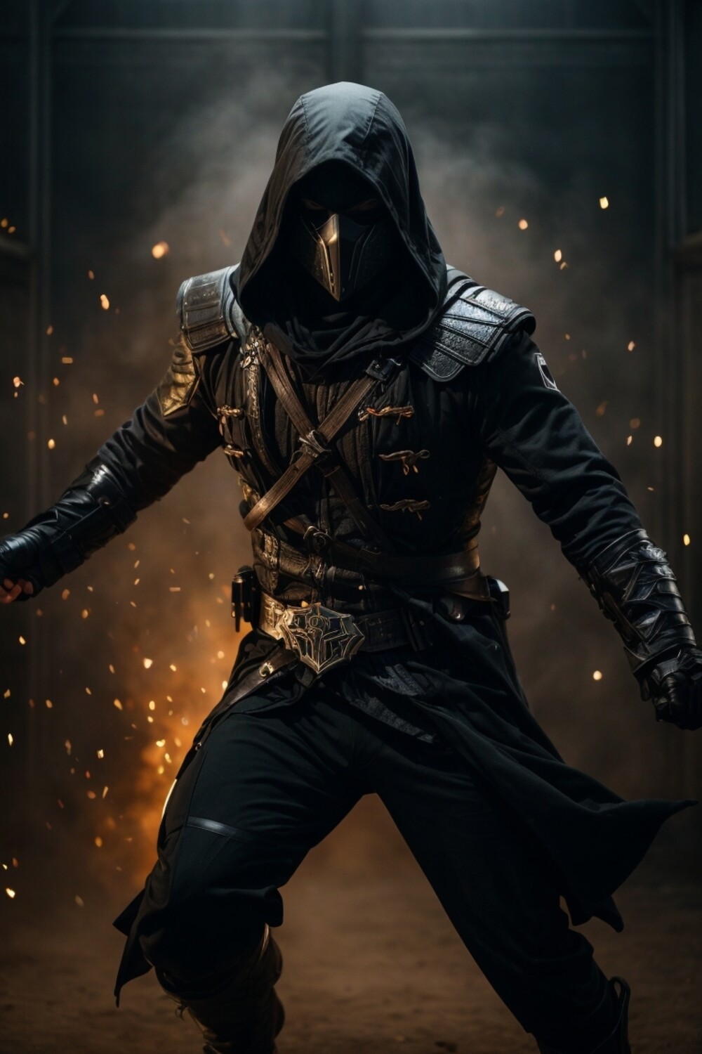 ArtStation - assasin man black