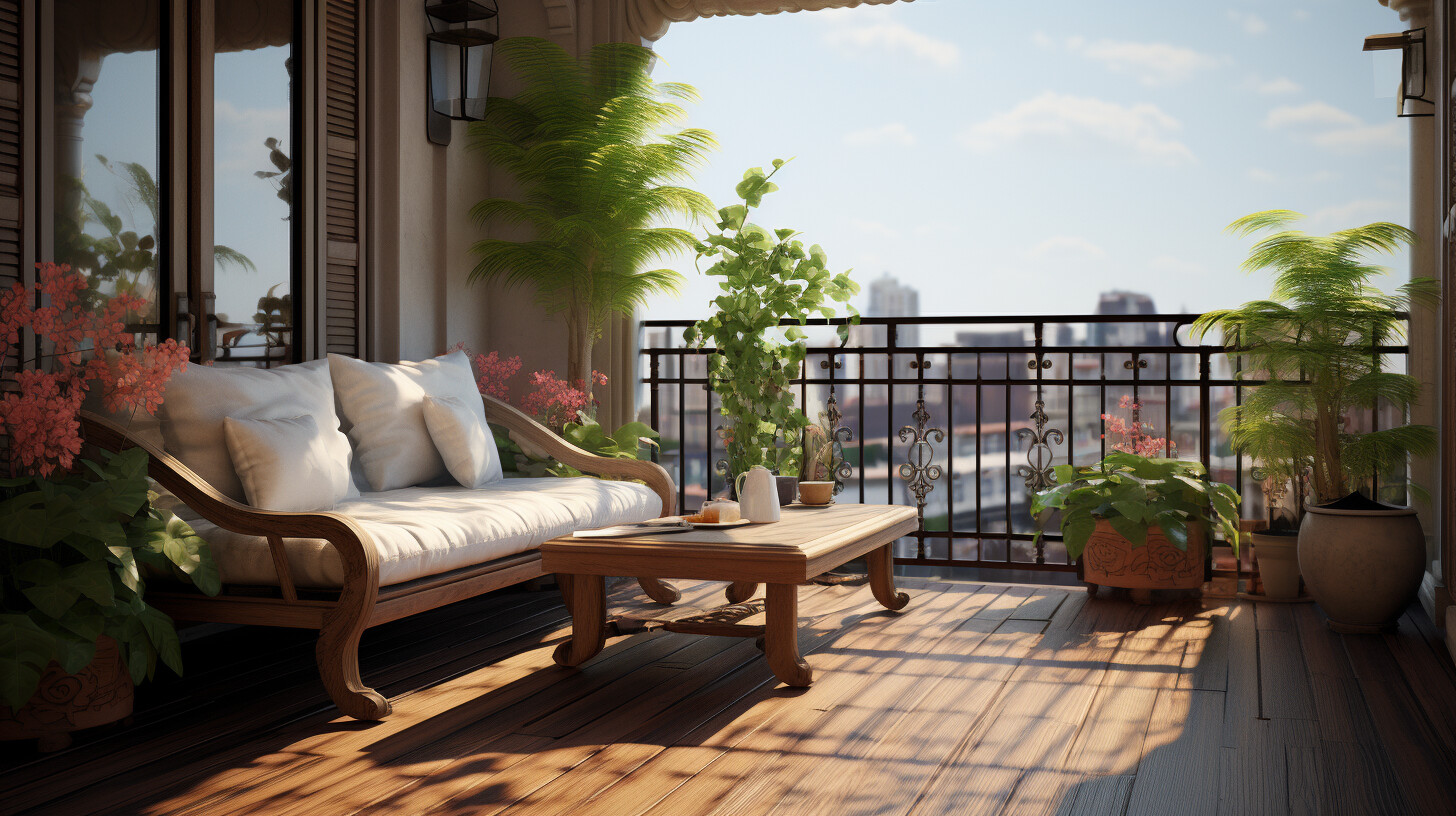 ArtStation - Balcony Design -Architectural visualisation