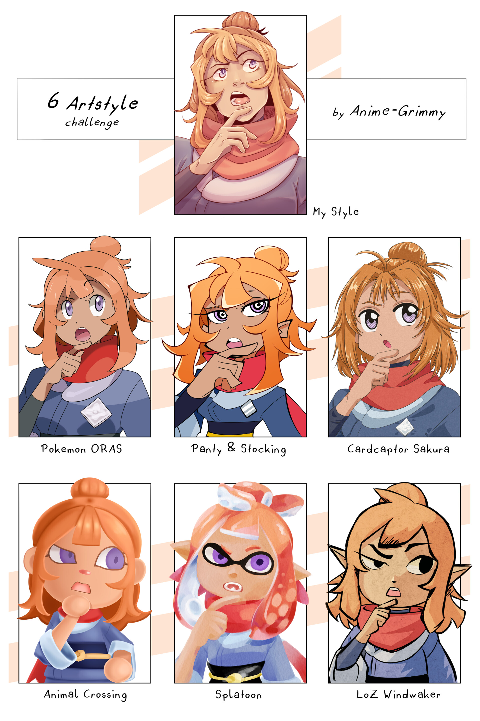 ArtStation - 6 Artstyle Challenge