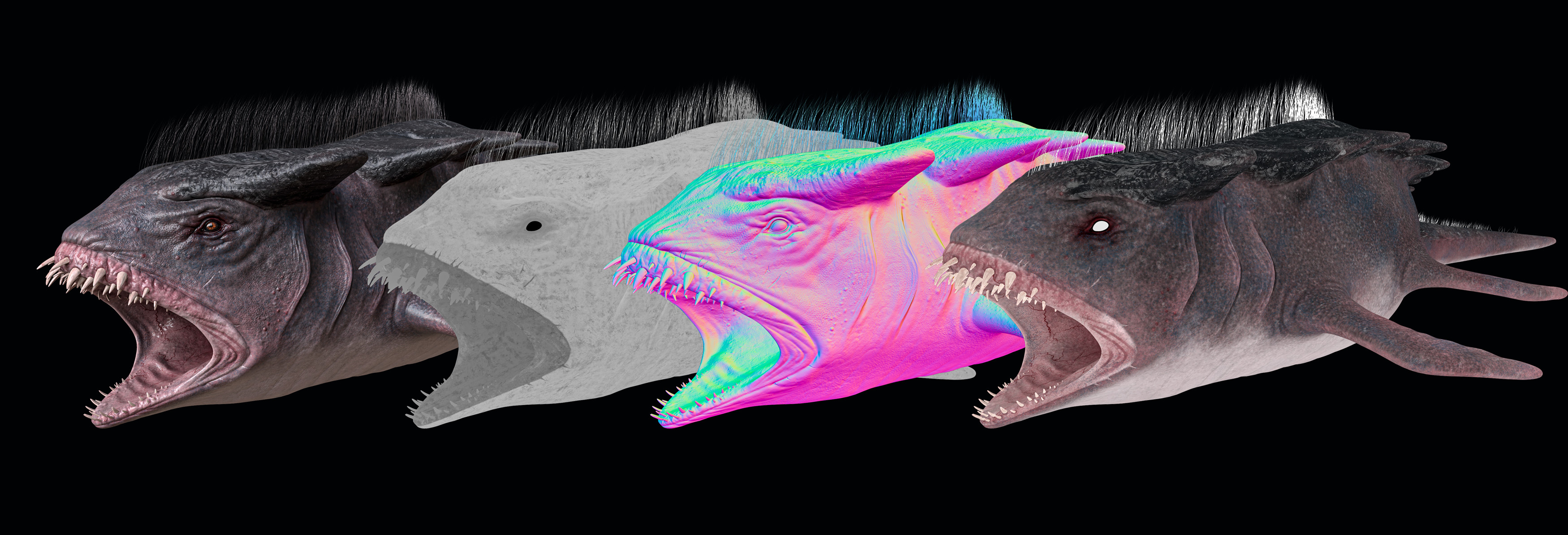 Gagik Zakaryan - Ocean's Enigmatic Denizen: The Water Creature