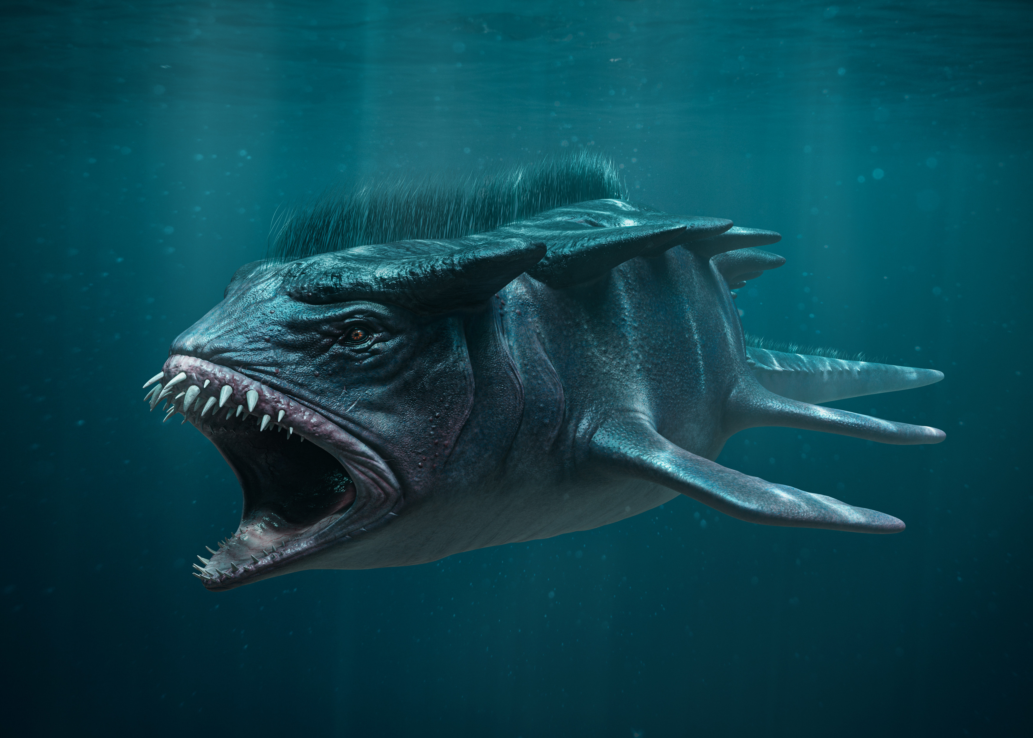 Gagik Zakaryan - Ocean's Enigmatic Denizen: The Water Creature