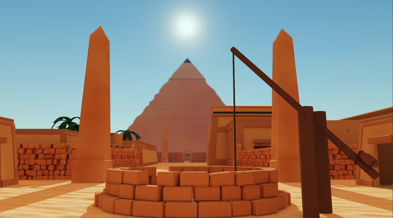 ArtStation - Low Poly Ancient Egyptian City