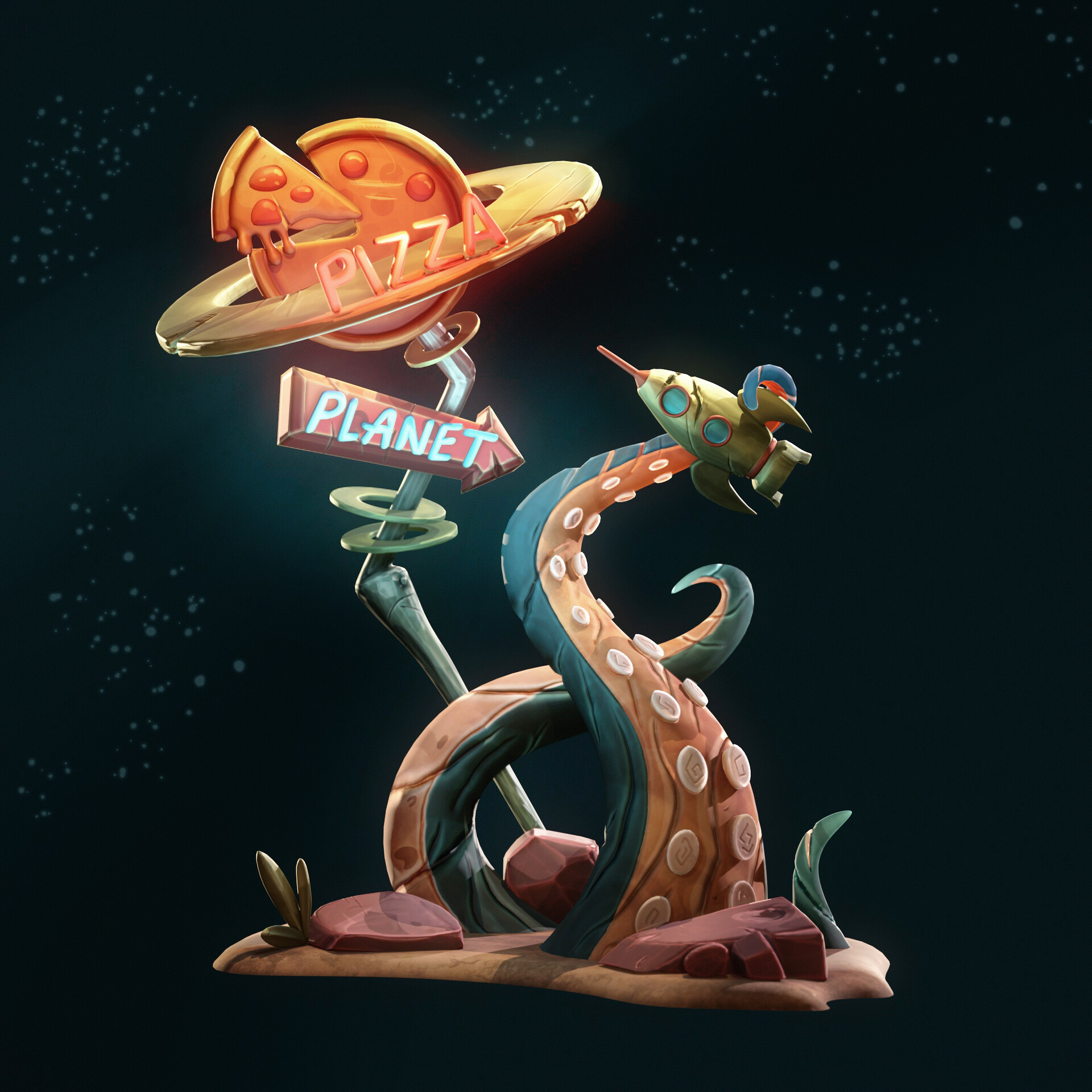 ArtStation - Pizza Planet
