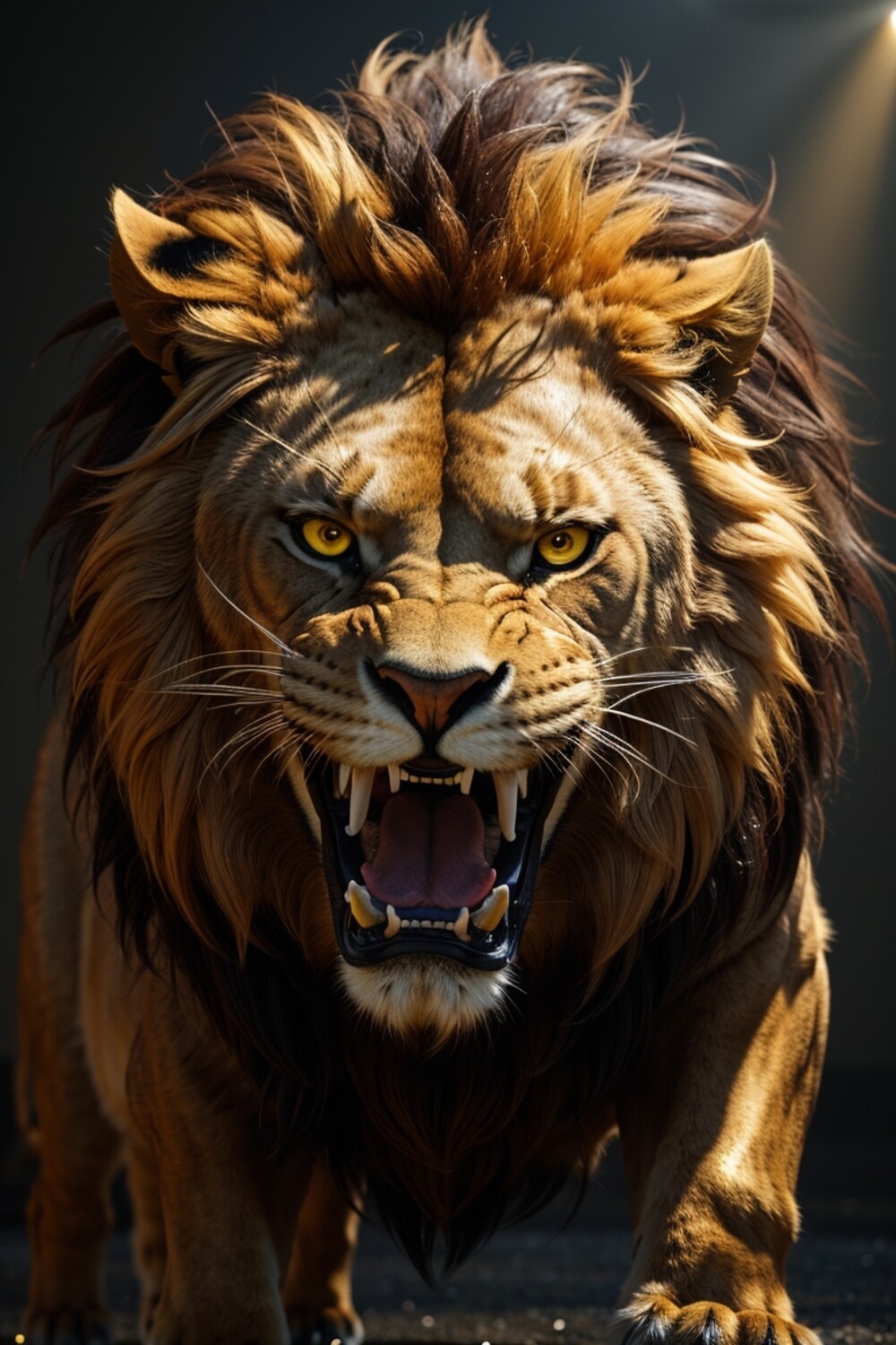 Hd Lion Angry