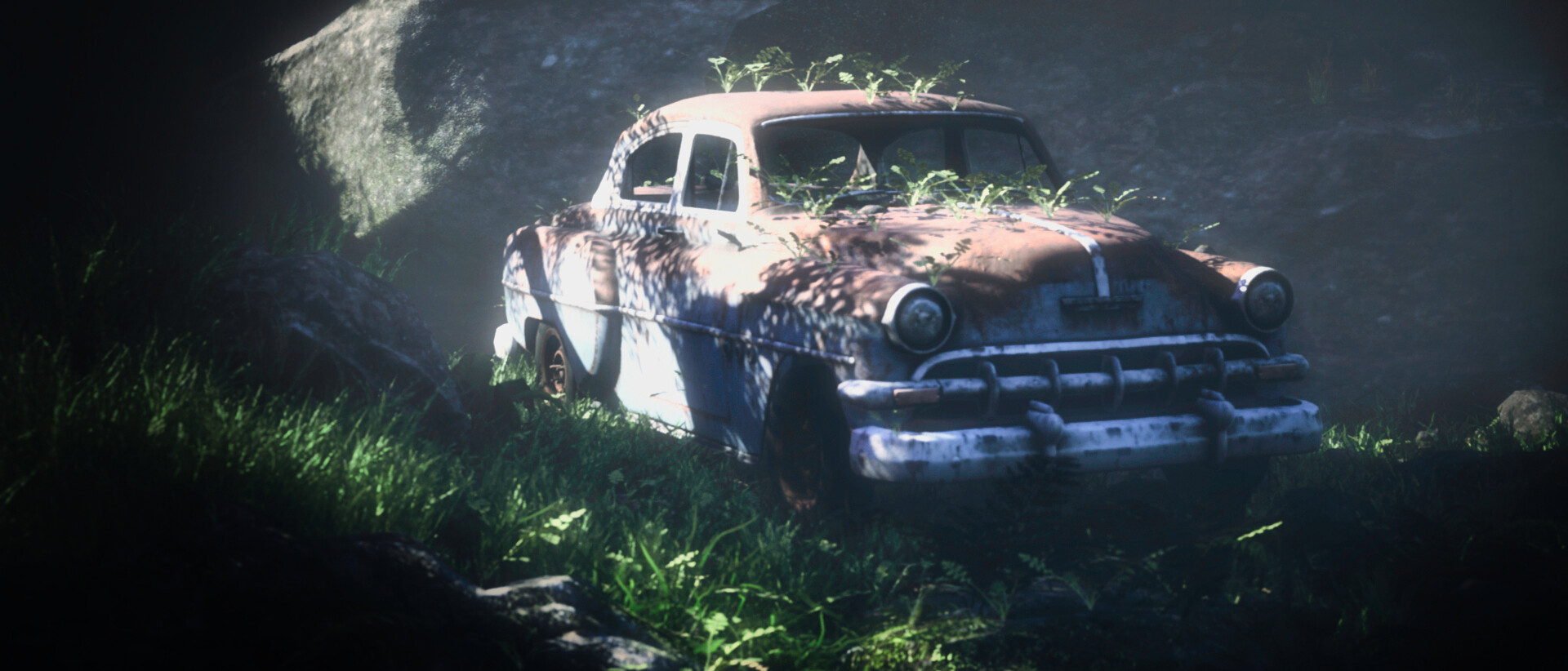 ArtStation - AbandonedCar