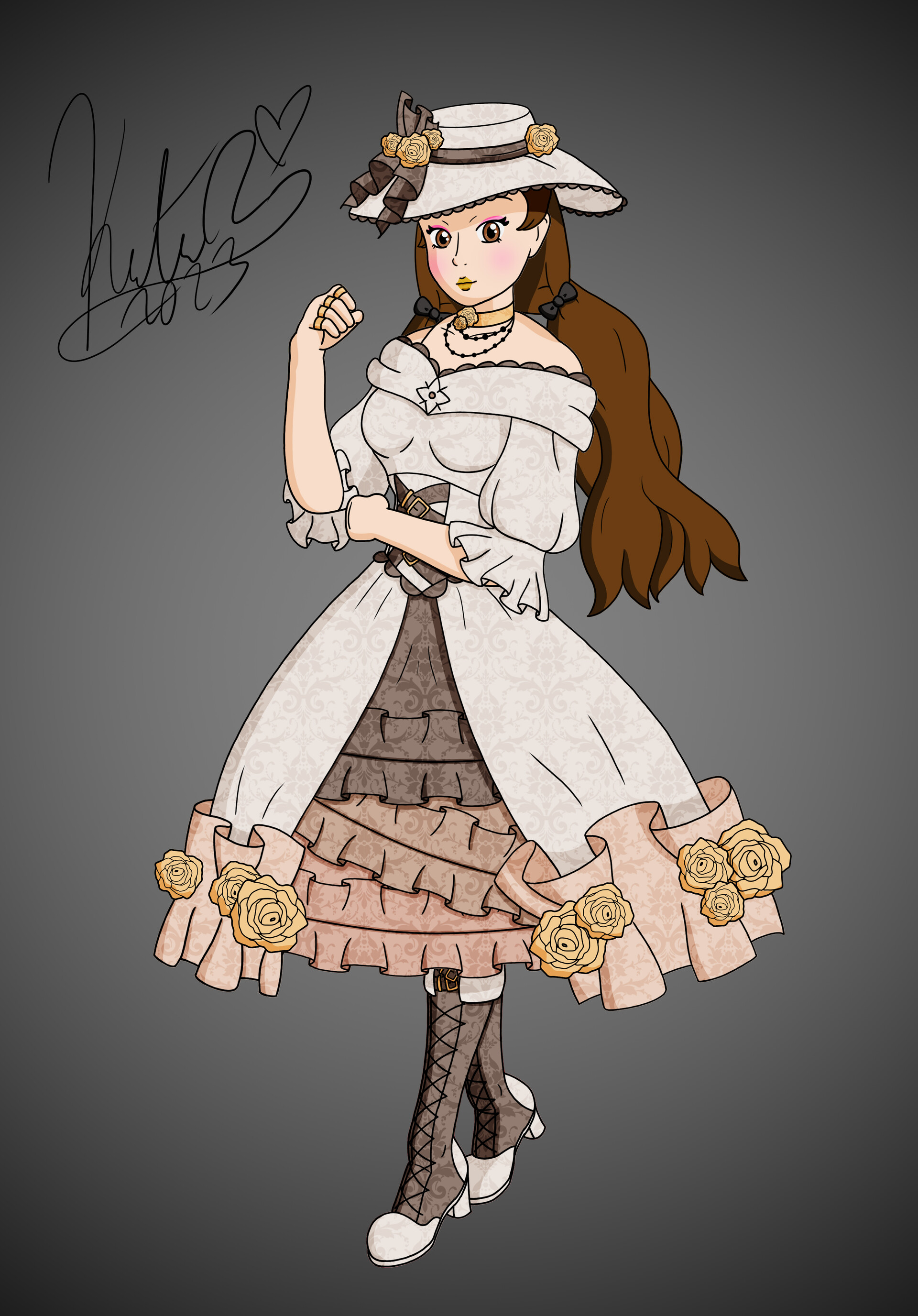 ArtStation - DnD: Victoria DuBois Posed Art