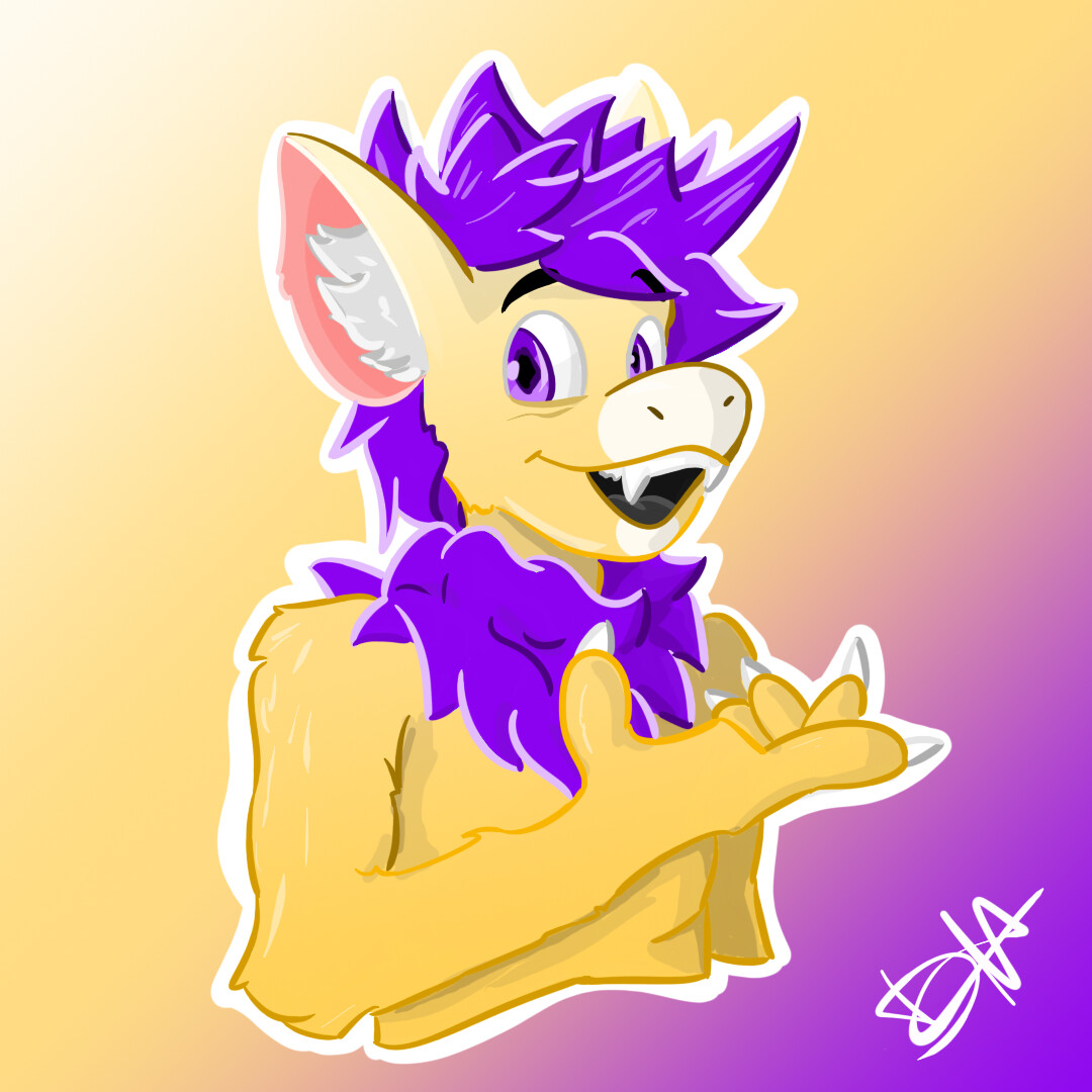 ArtStation - Fluffy "Sweet" Dragon