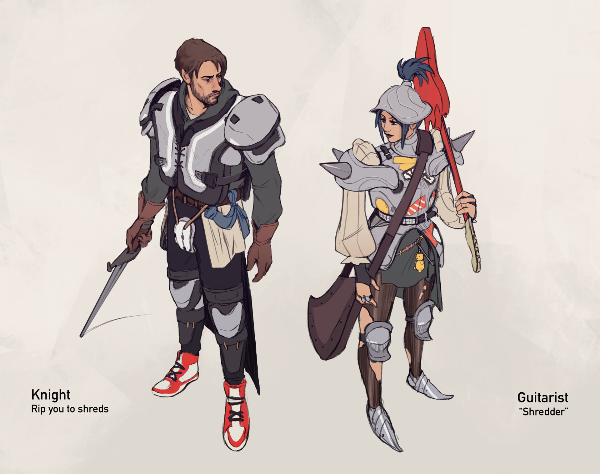 ArtStation - Medieval: Back and Forth (Knights)