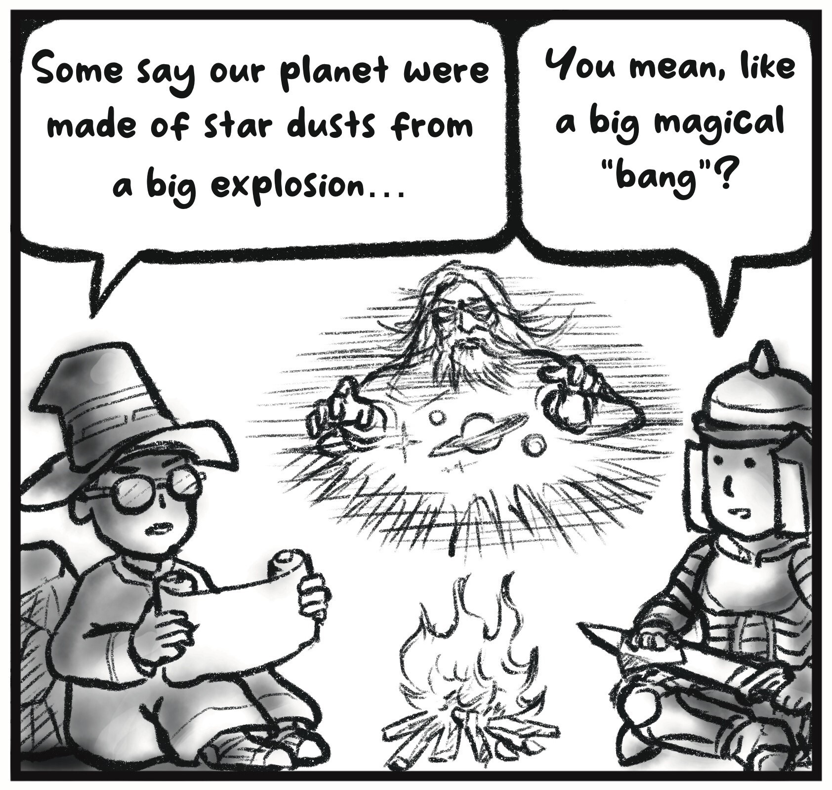 ArtStation - Comics drawing of the week - The Genesis