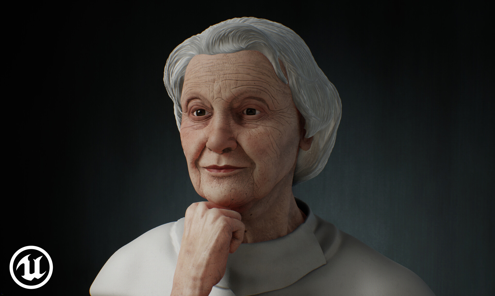 ArtStation - Old Women Portrait 3D