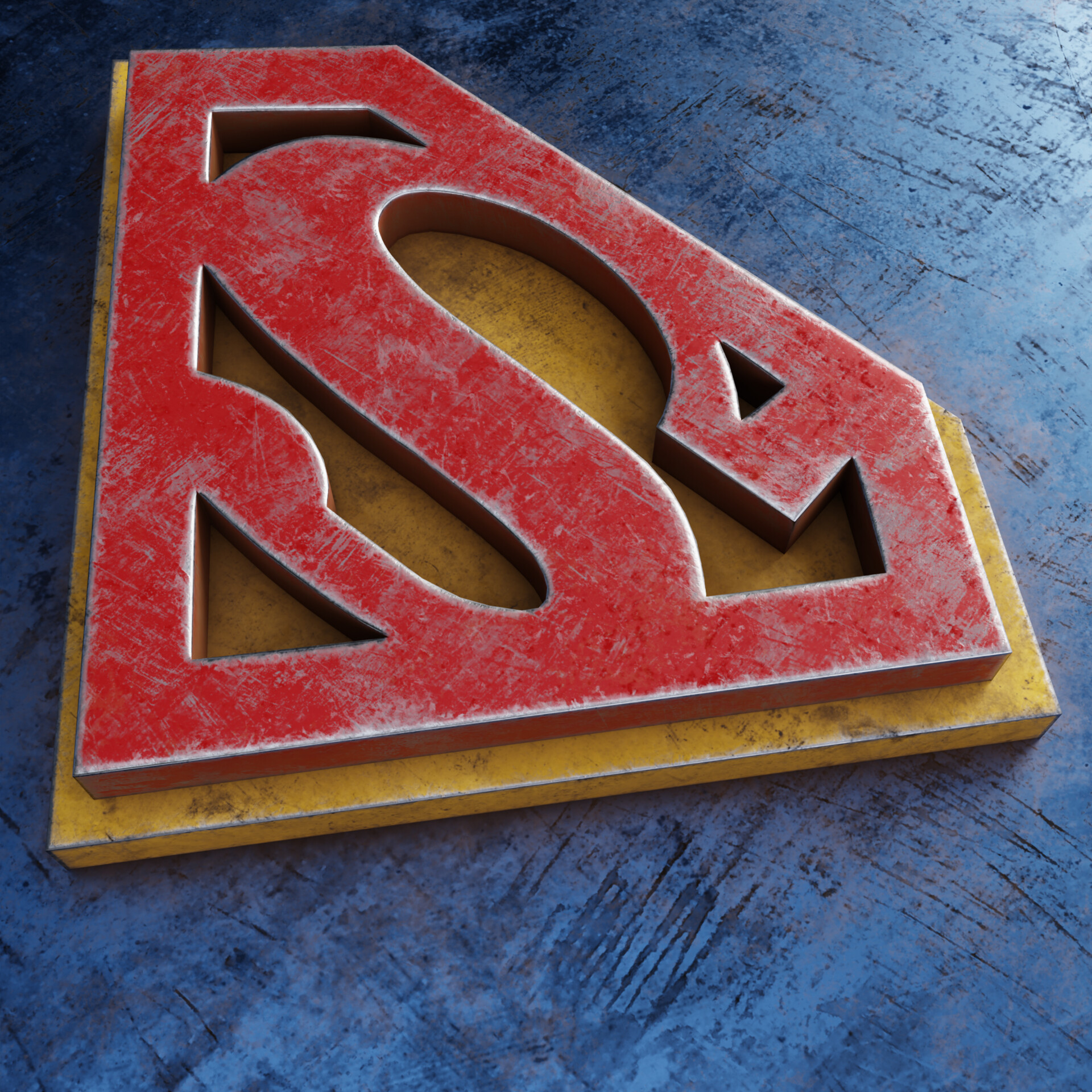 Superman Logo Render