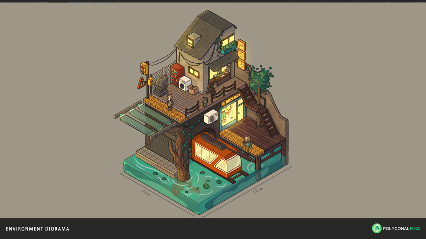 Mario Navarro - Stylized Enviroment Diorama Unity