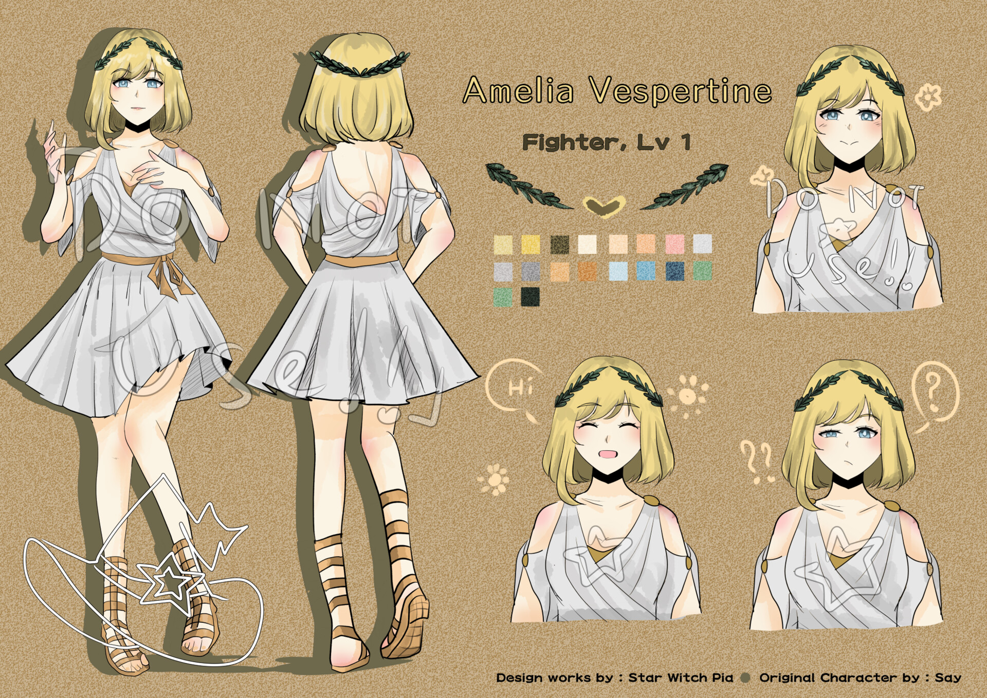 ArtStation - Character Design_Amel