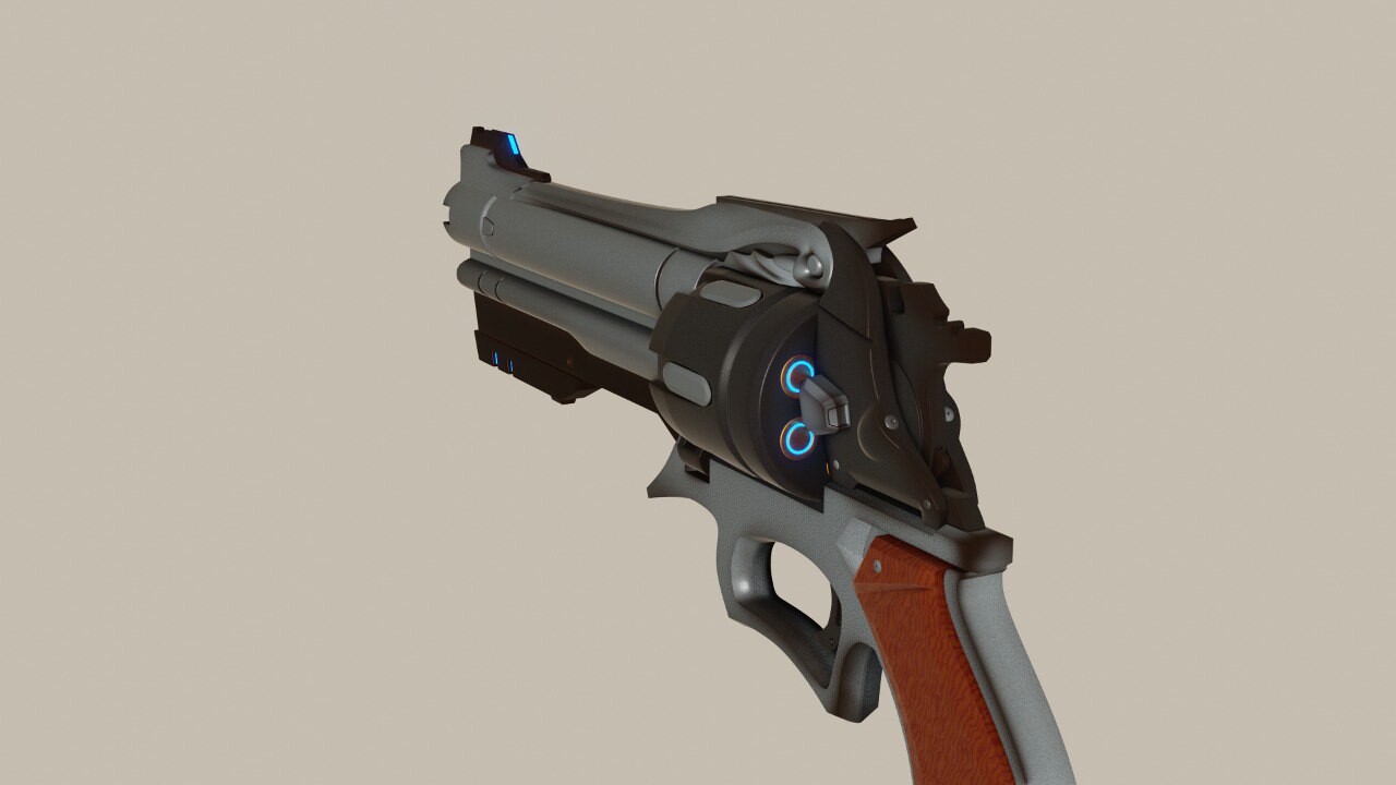 ArtStation - McCree Revolver