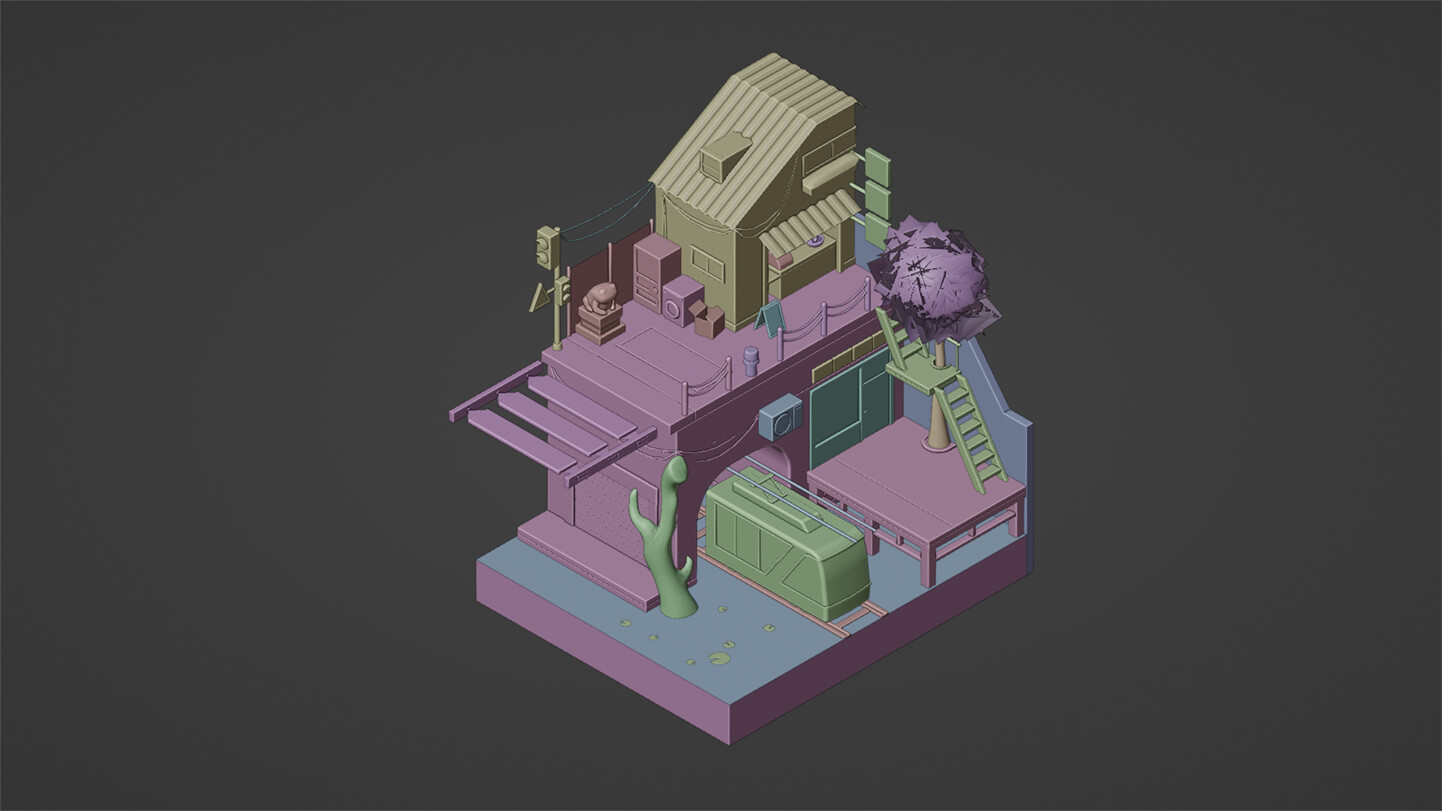 Mario Navarro - Stylized Enviroment Diorama Unity