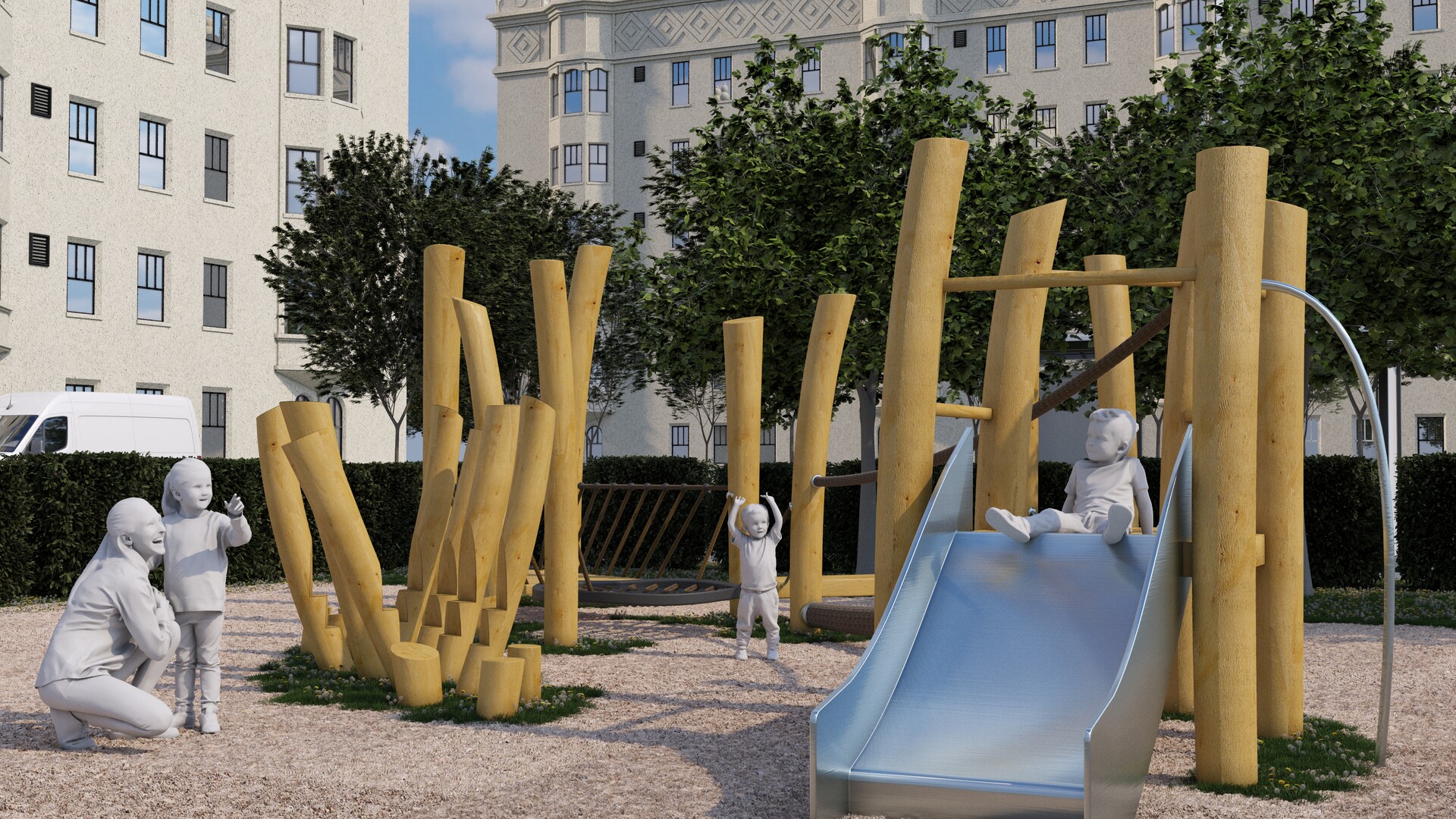 ArtStation - Playground - inspired by scandinavian design