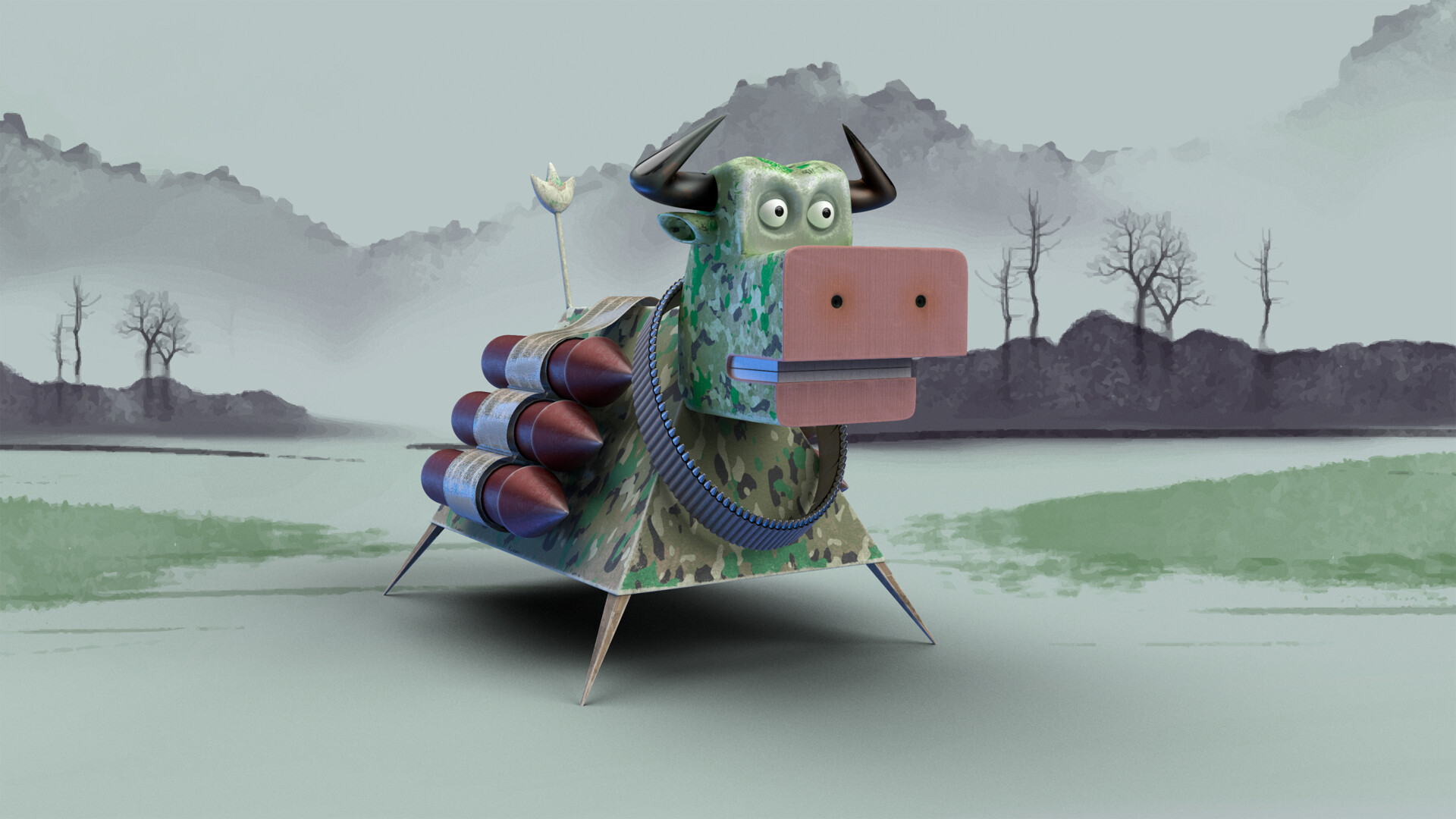 ArtStation - Vacas Locas / 3d Character design