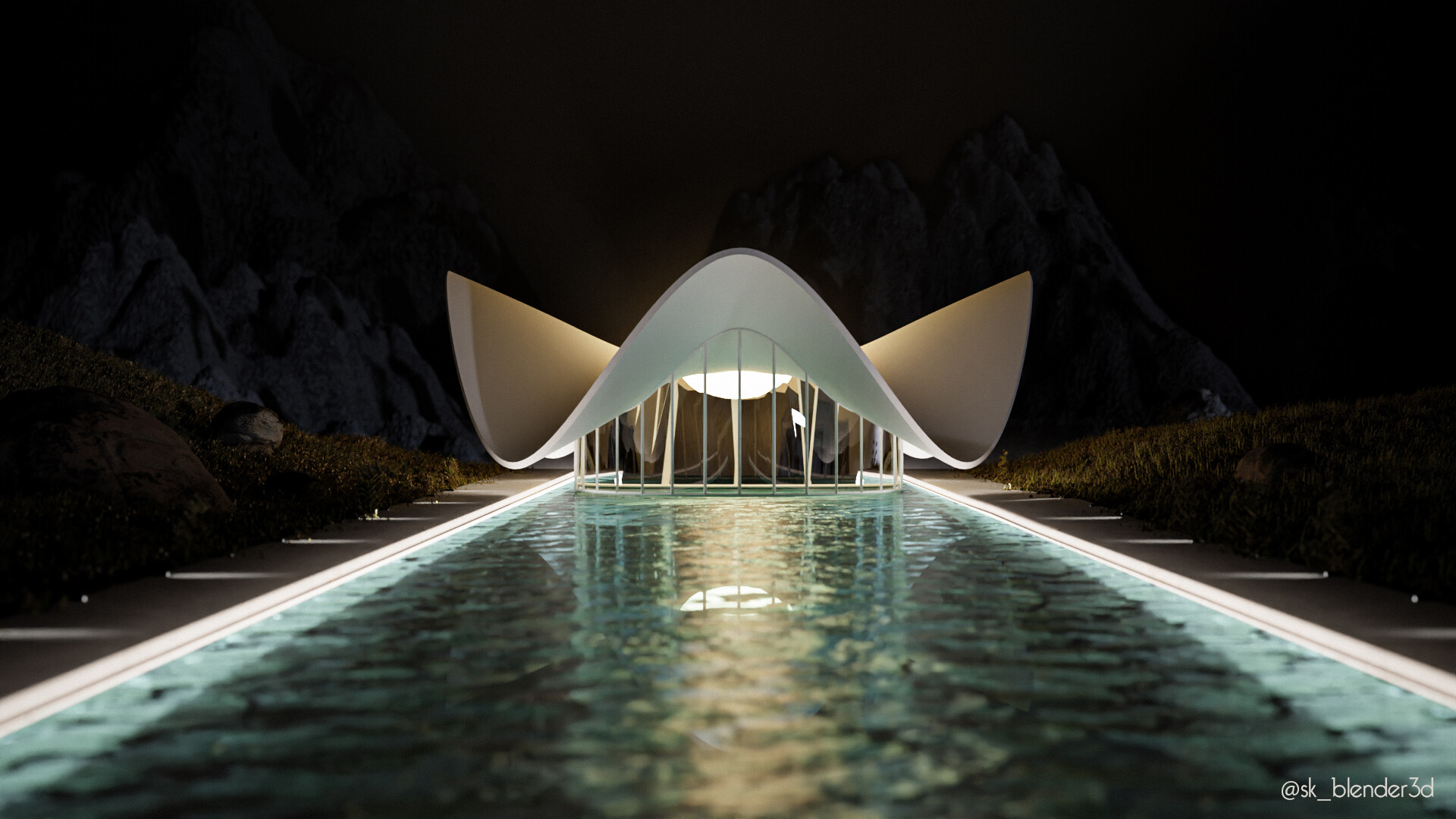 ArtStation - Organic Model House