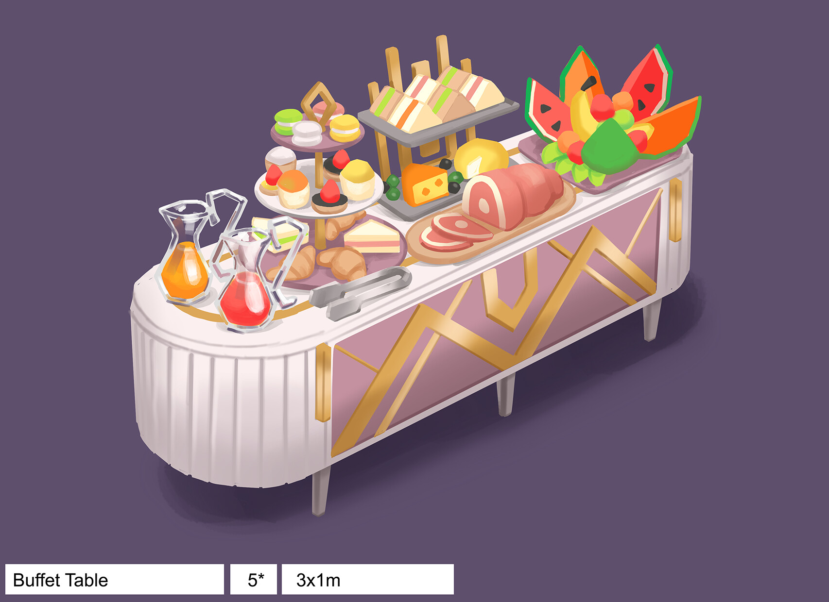 ArtStation - Hotel Magnate Disco Set - Concepts & Modeling