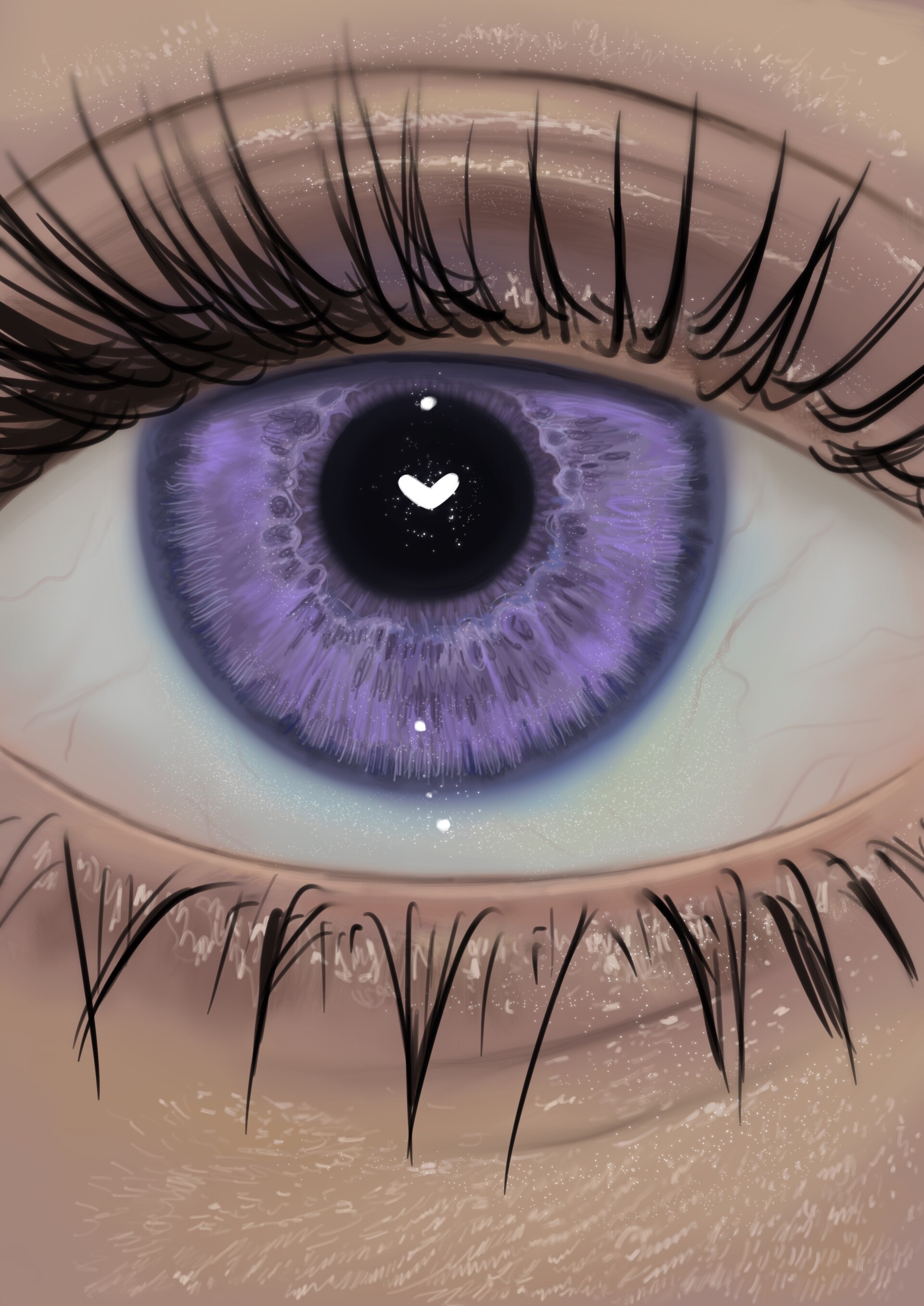 ArtStation - Purple eye