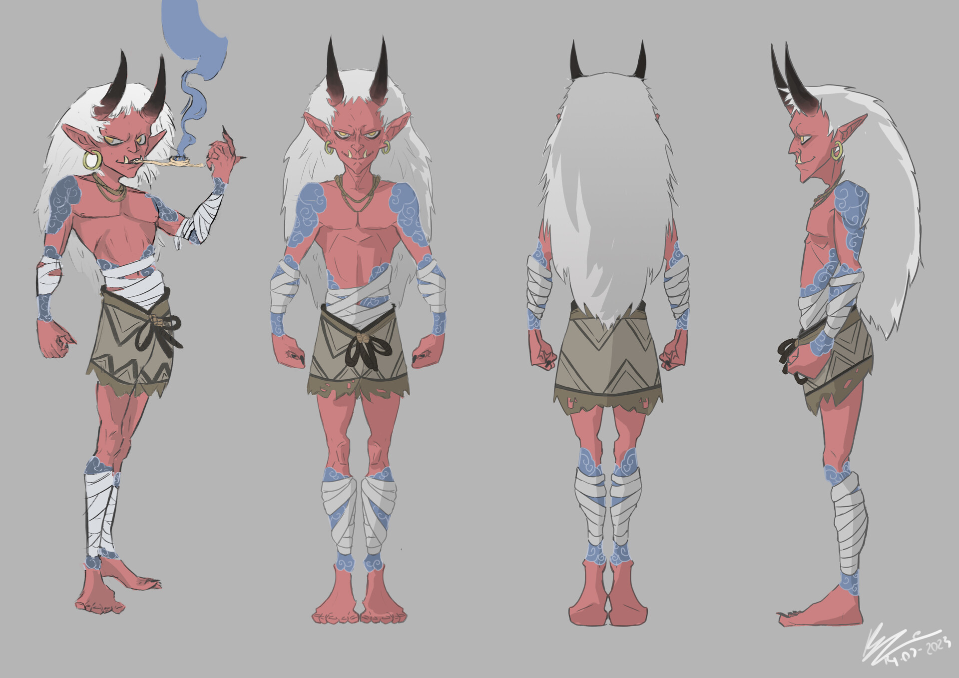 ArtStation - ONI CONCEPT PROCESS