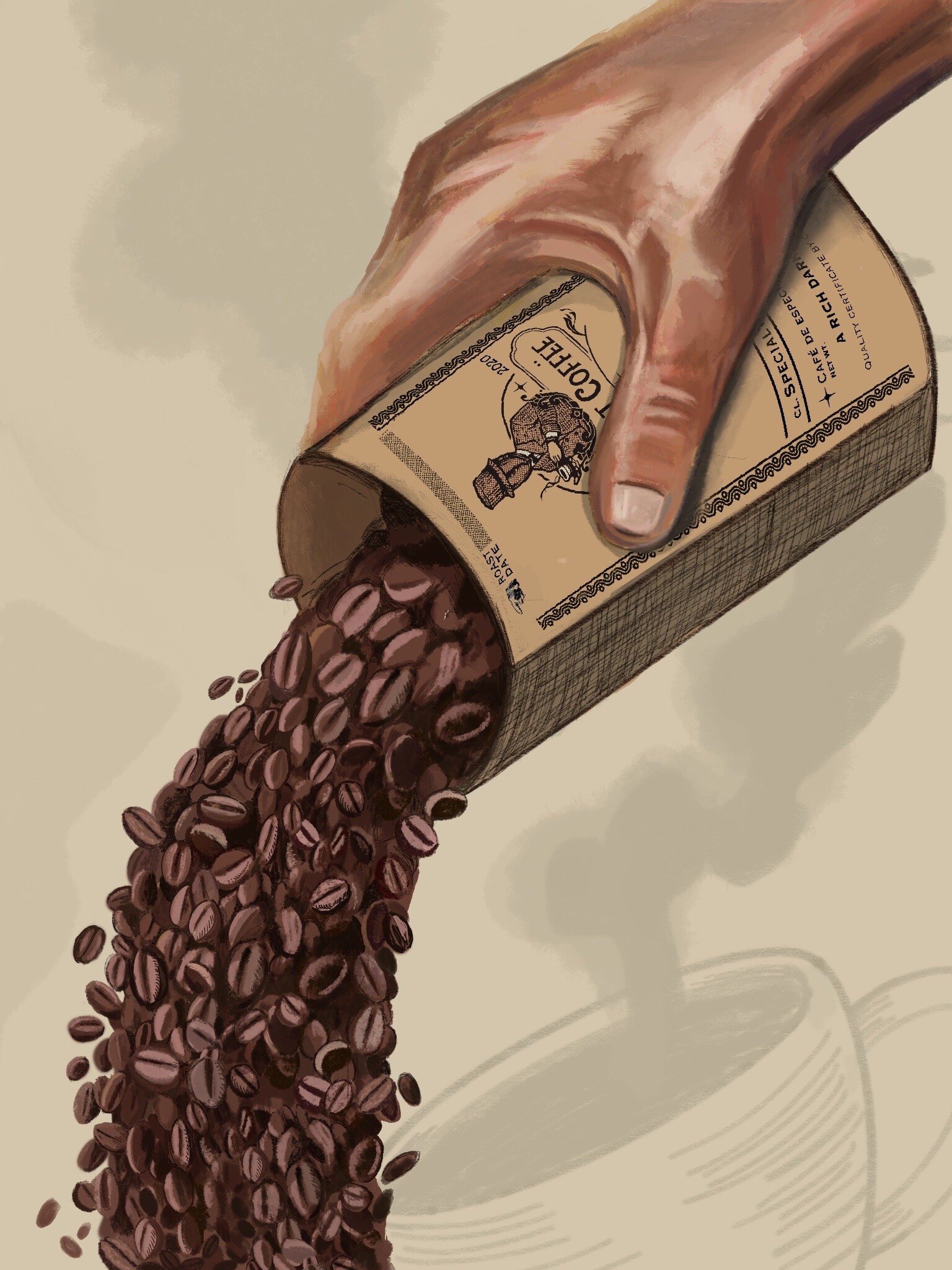 ArtStation - Coffee graphic