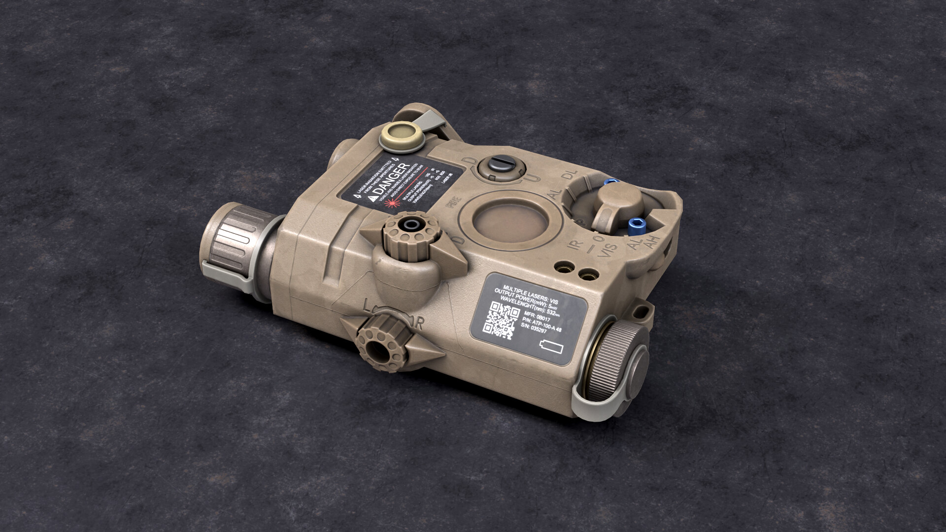 ArtStation - PEQ-15+Eotech EXPS3+FN Scar